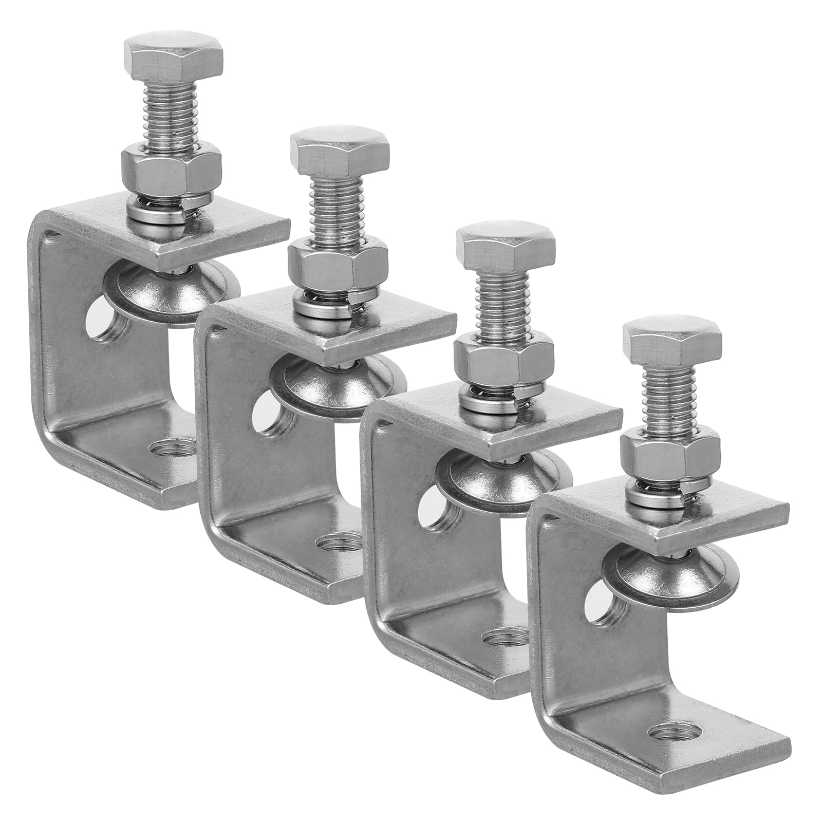 4 Pcs 1 Inch C-clamp Stainless Steel Clamp Clamps for Woodworking ...