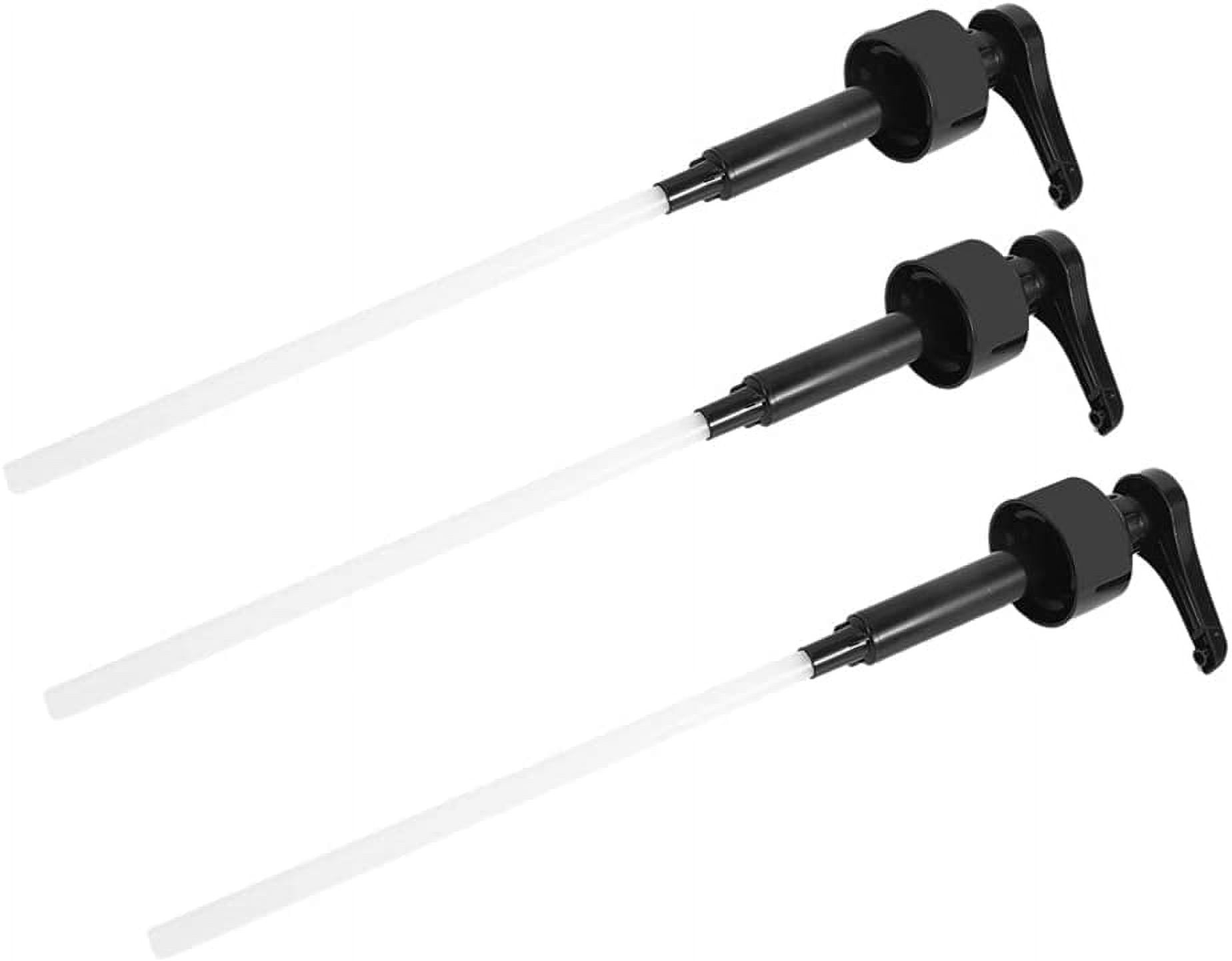 4 Pcs 1 Liter Dispenser Syrup Pump Black Liquid Dispenser for Syrup ...