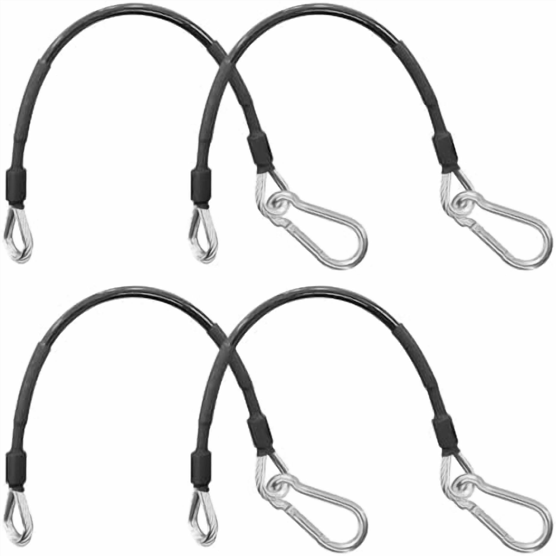 4 Pcs 10" Gym Cable Extension Compatible with Home Gym Accessories, Gym ...