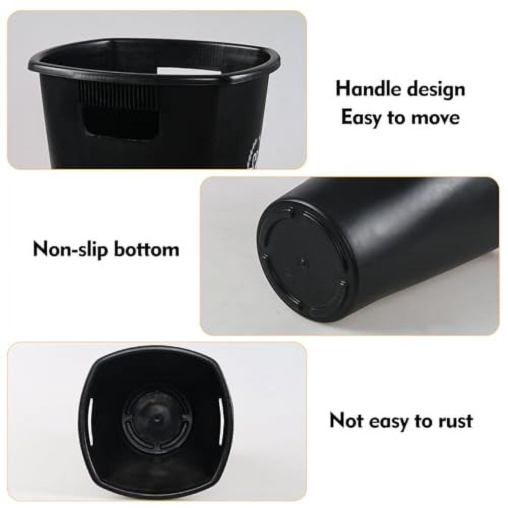 4 Pcs 16 Inch Tall Flower Buckets, Plastic Vases Farmhouse Flower ...