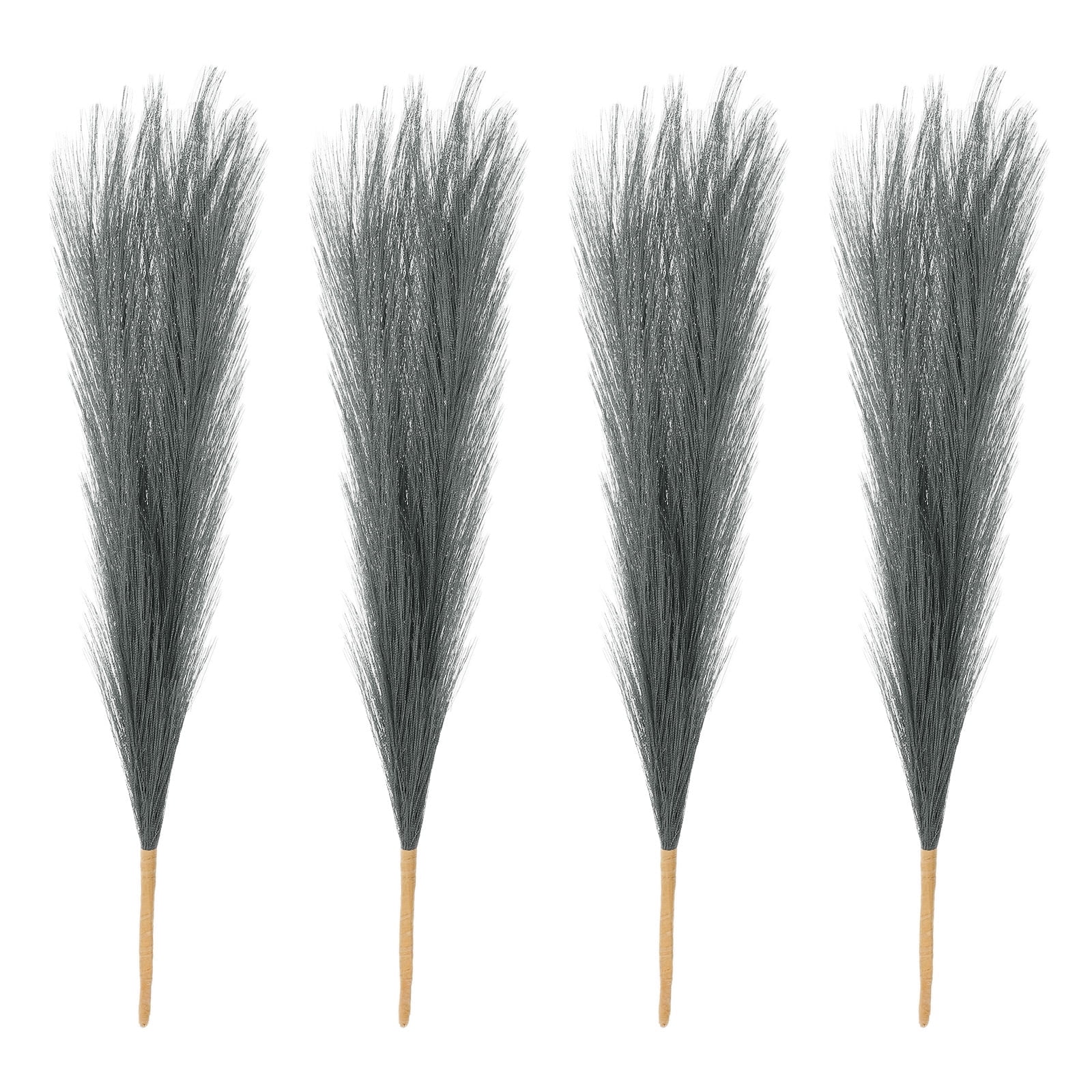 4 Pcs 17 Inch Faux Pampas Grass, Artificial Boho Pampas Grass for Home ...