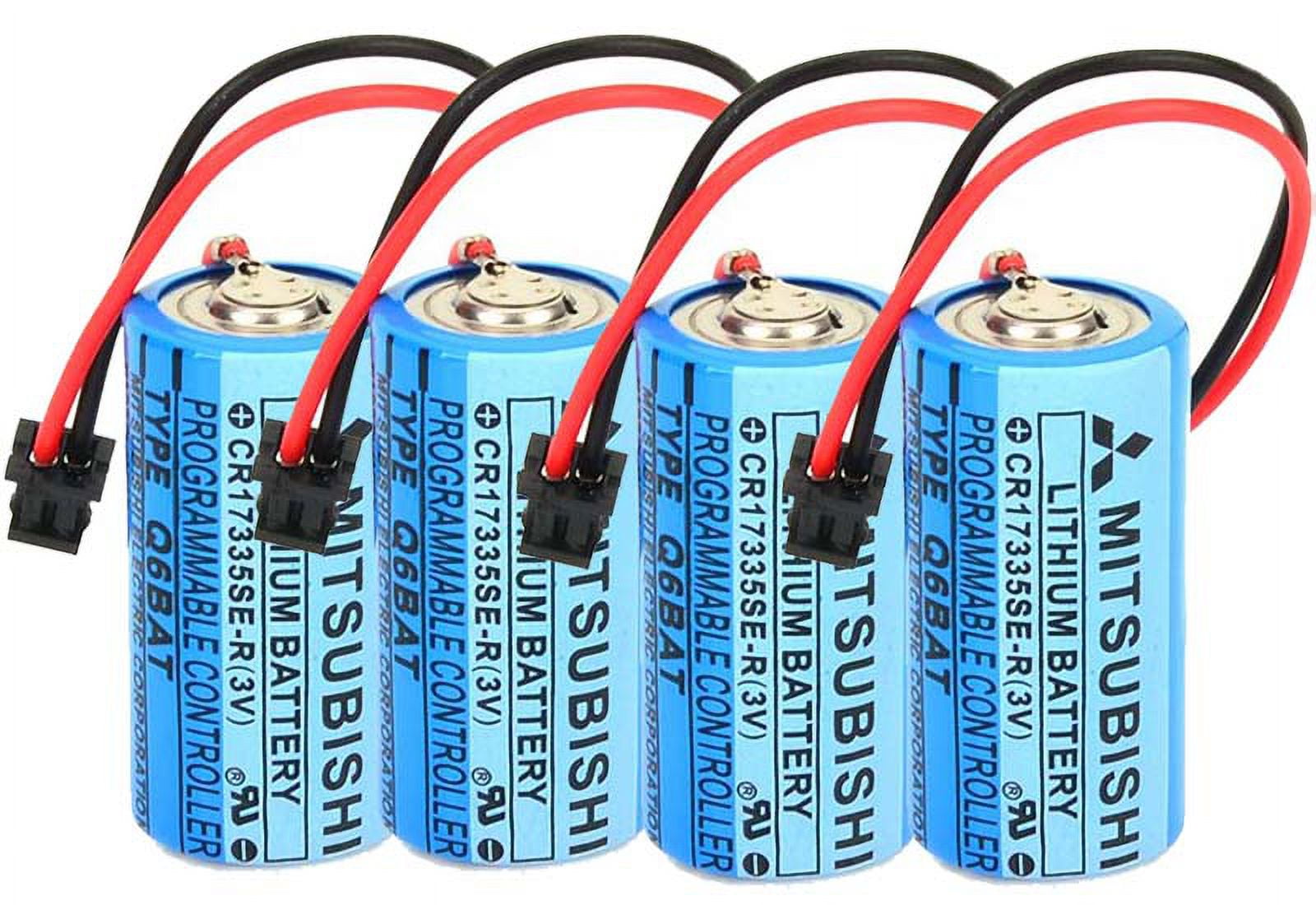 4 Pcs 1800mAh CR17335SE-R 3V Q6BAT Non-Rechargable 3V Battery for ...