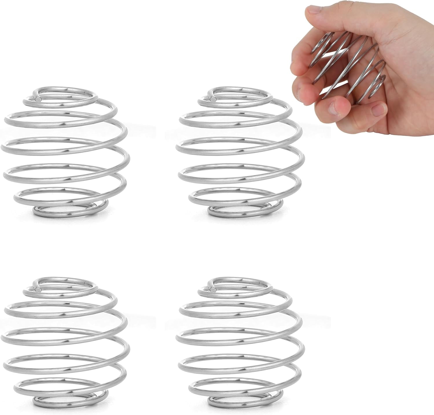 4 Pcs 2.1-Inch Large Size Shaker Balls for Protein Shakes,Milkshake and ...