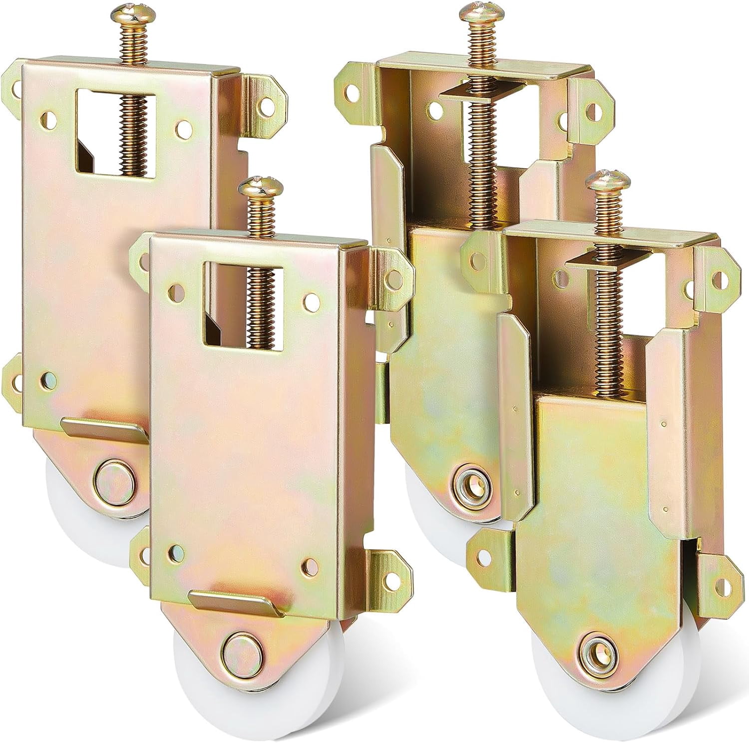 4 Pcs 2-5/16 Inch Sliding Mirror Closet Door Roller Wheels Replacement ...