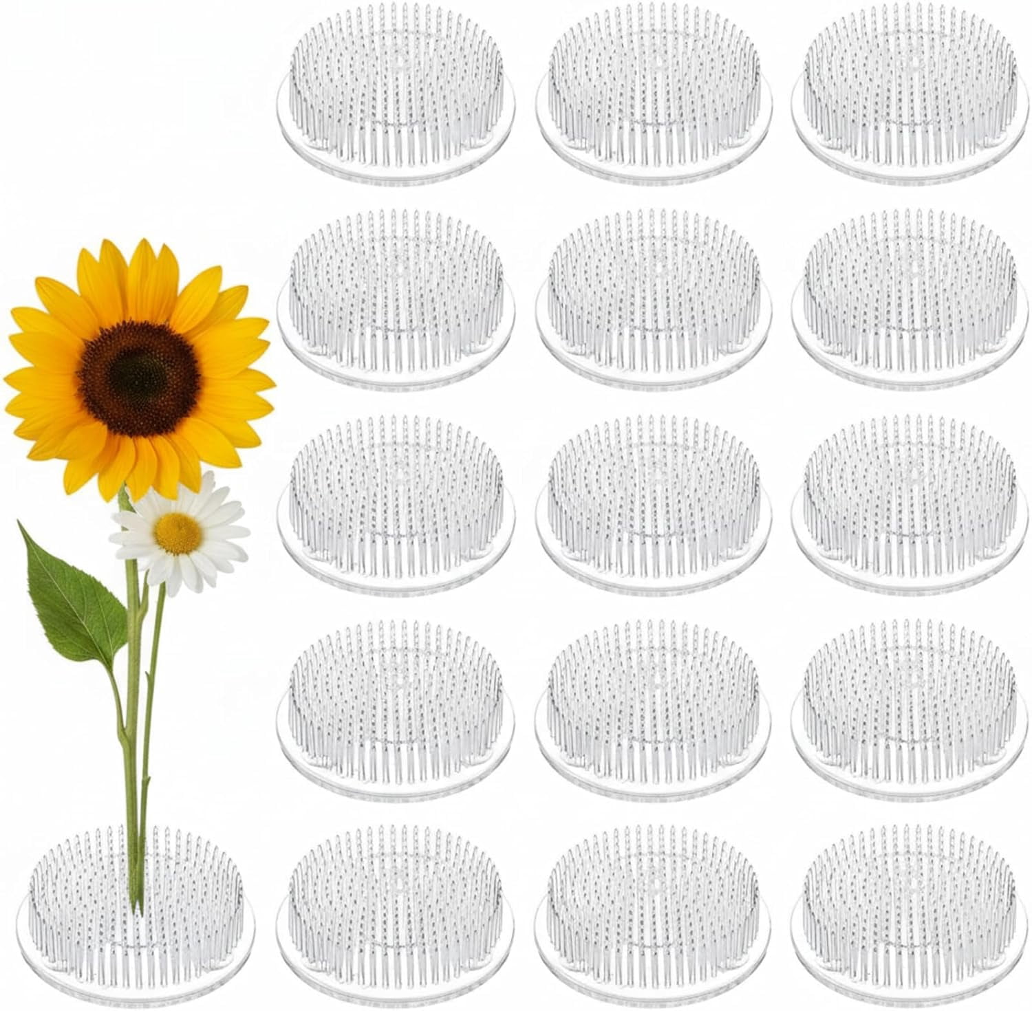 4 Pcs 2.8 Inch Plastic Flower Frog Flower Pins Floral Frog for ...