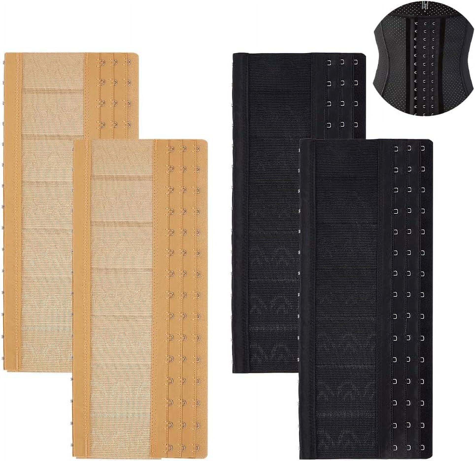 4 Pcs 2 Colours Elastic Corset Extender Elastic Corset Extender Back ...