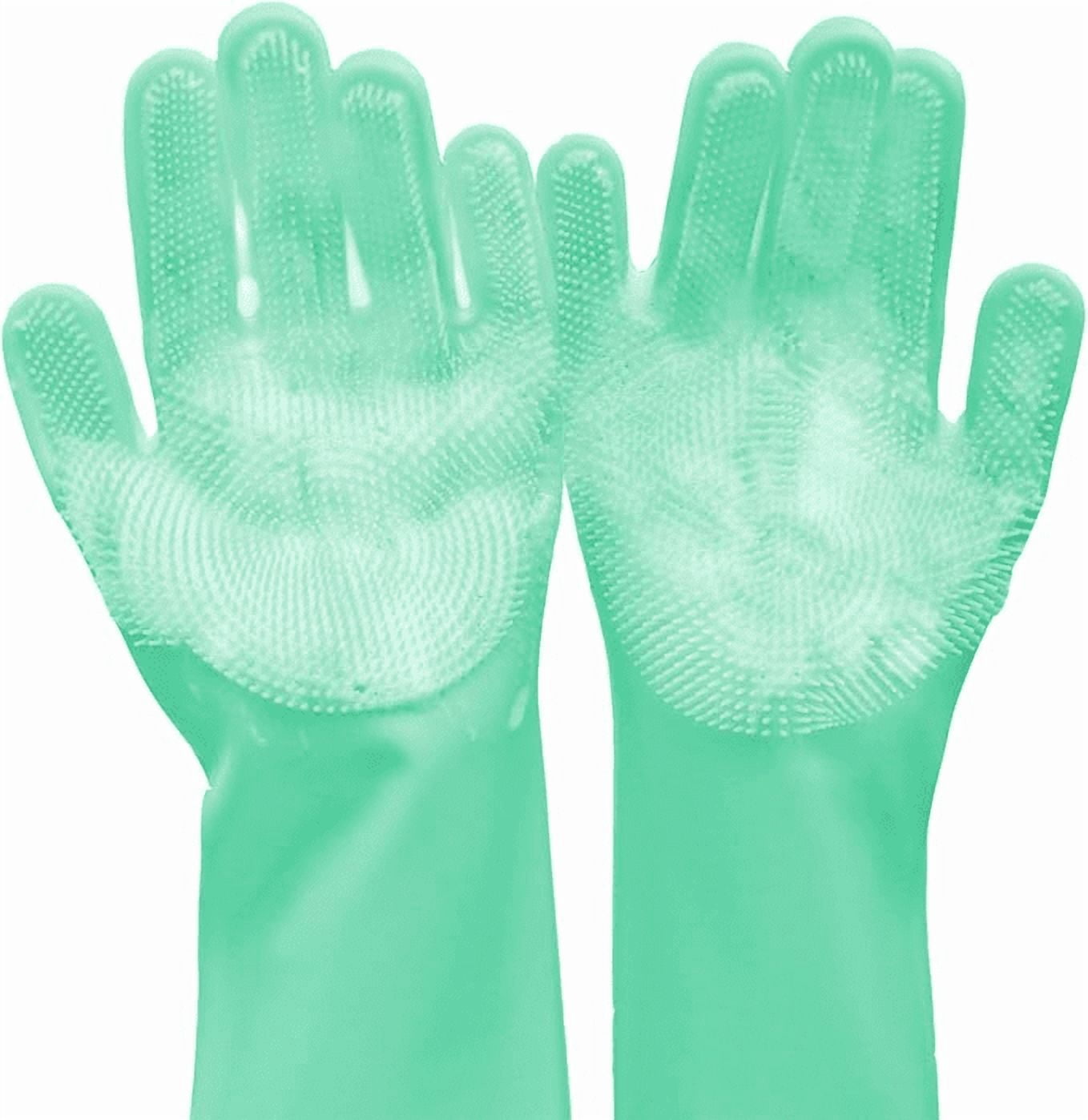 4 Pcs/ 2 PcsPink blue dishwashing gloves, suitable for housework ...
