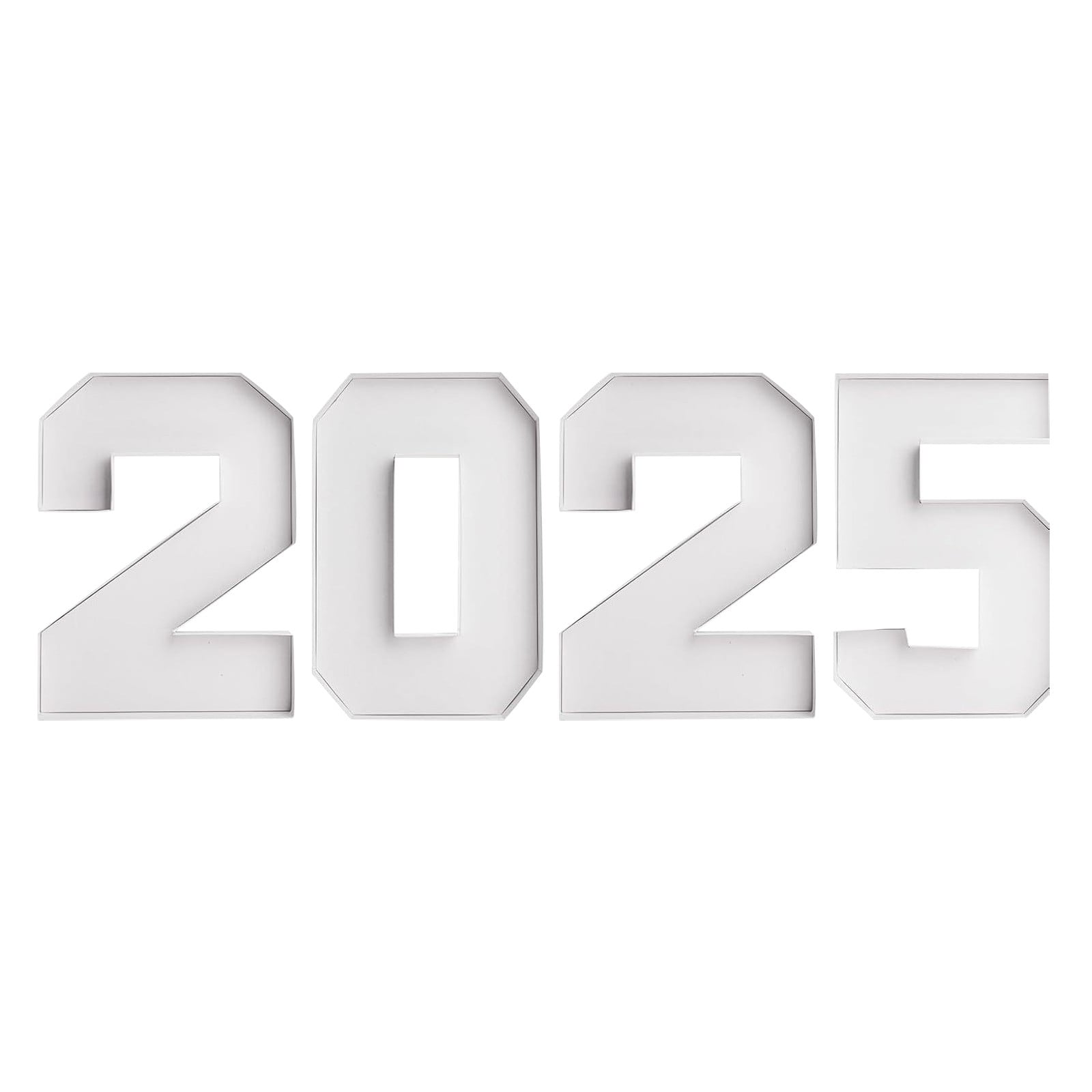 4 Pcs 2025 Graduation Charcuterie Number Fillable Grad Cardboard Number ...