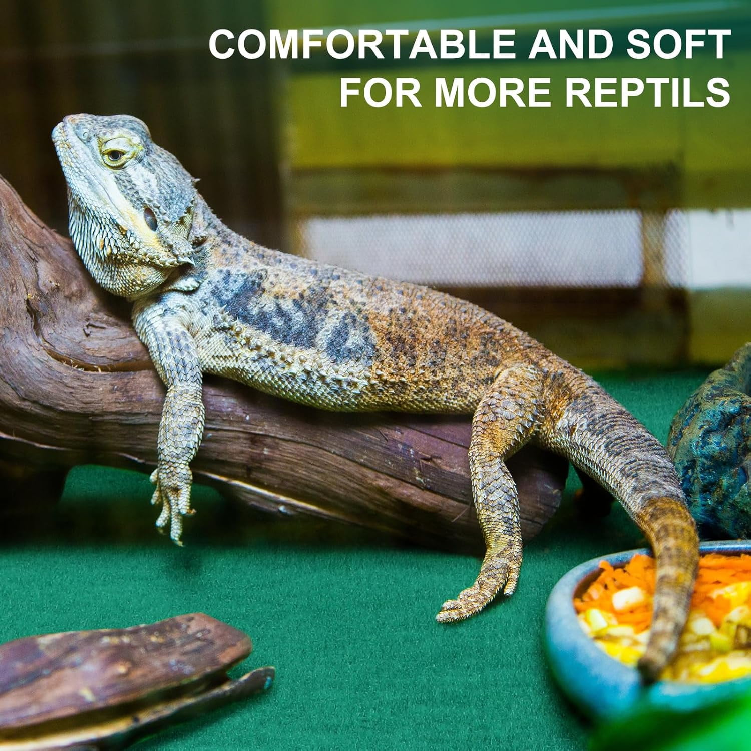 4 Pcs 24 x 47 Reptile Carpet Pet Terrarium Floor Liners Bedding ...