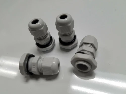 (4) Pcs 3/8 " Npt - Strain Relief Cord Grip Cable Gland W/Nut + Gasket ...