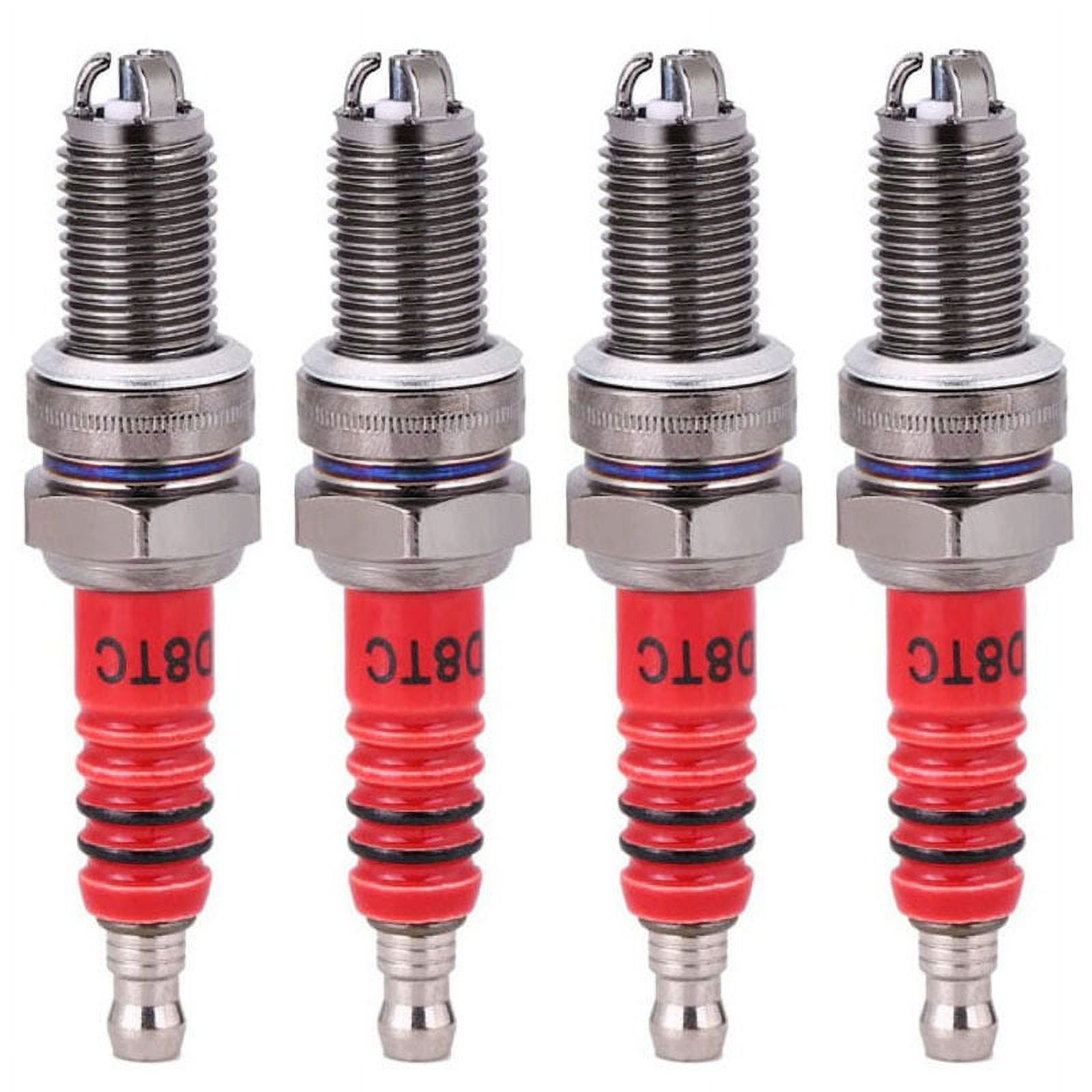 4 Pcs 3-Electrode Spark Plug D8TC for 125Cc 150Cc 200Cc 250Cc ...