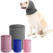 3Pcs Quiet Ears for Dogs, Dog Snoods Ear Covers for Noise (Black+Pink ...