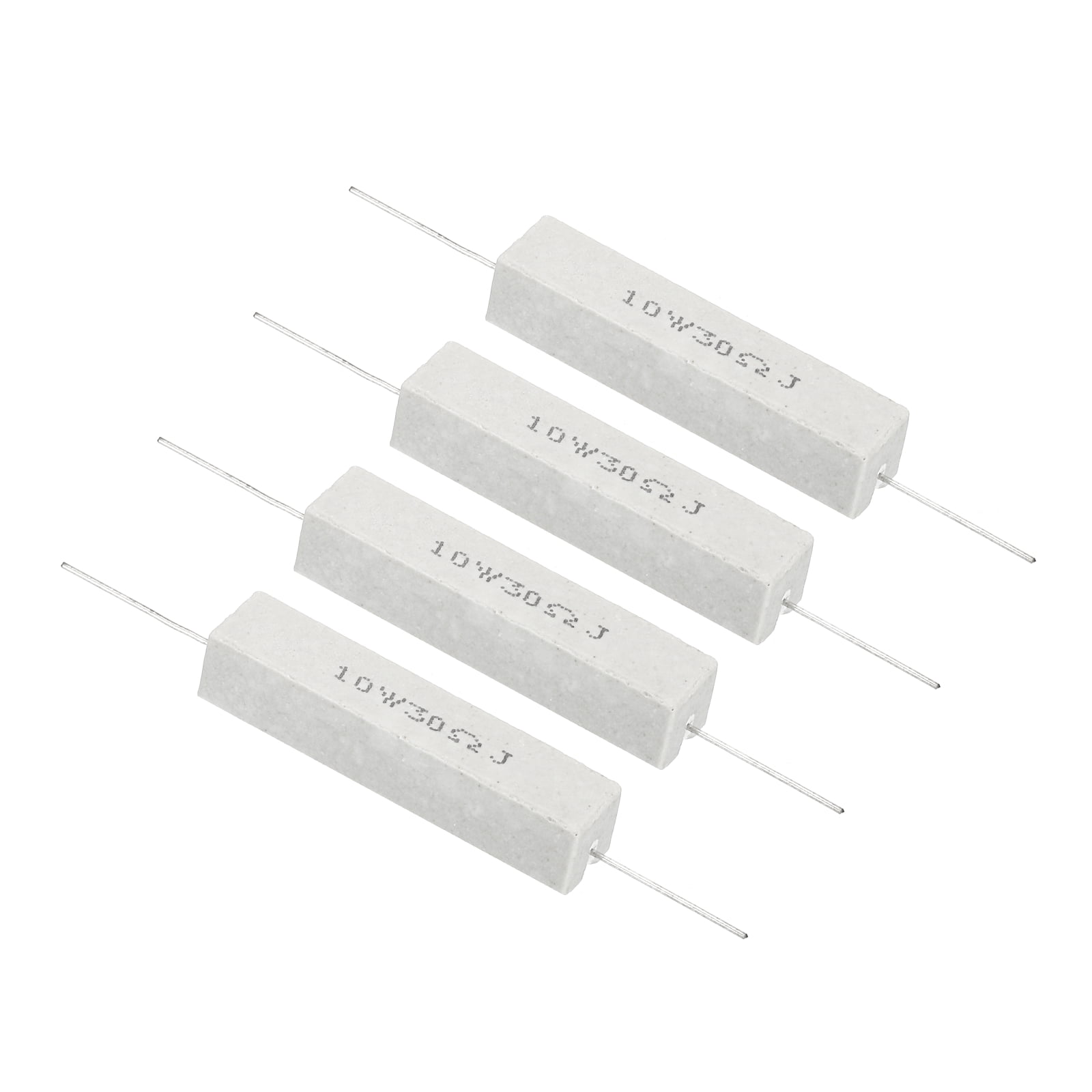 4 Pcs 30 Ohm Resistors, 10W Ceramic Cement Resistor Power Cement ...