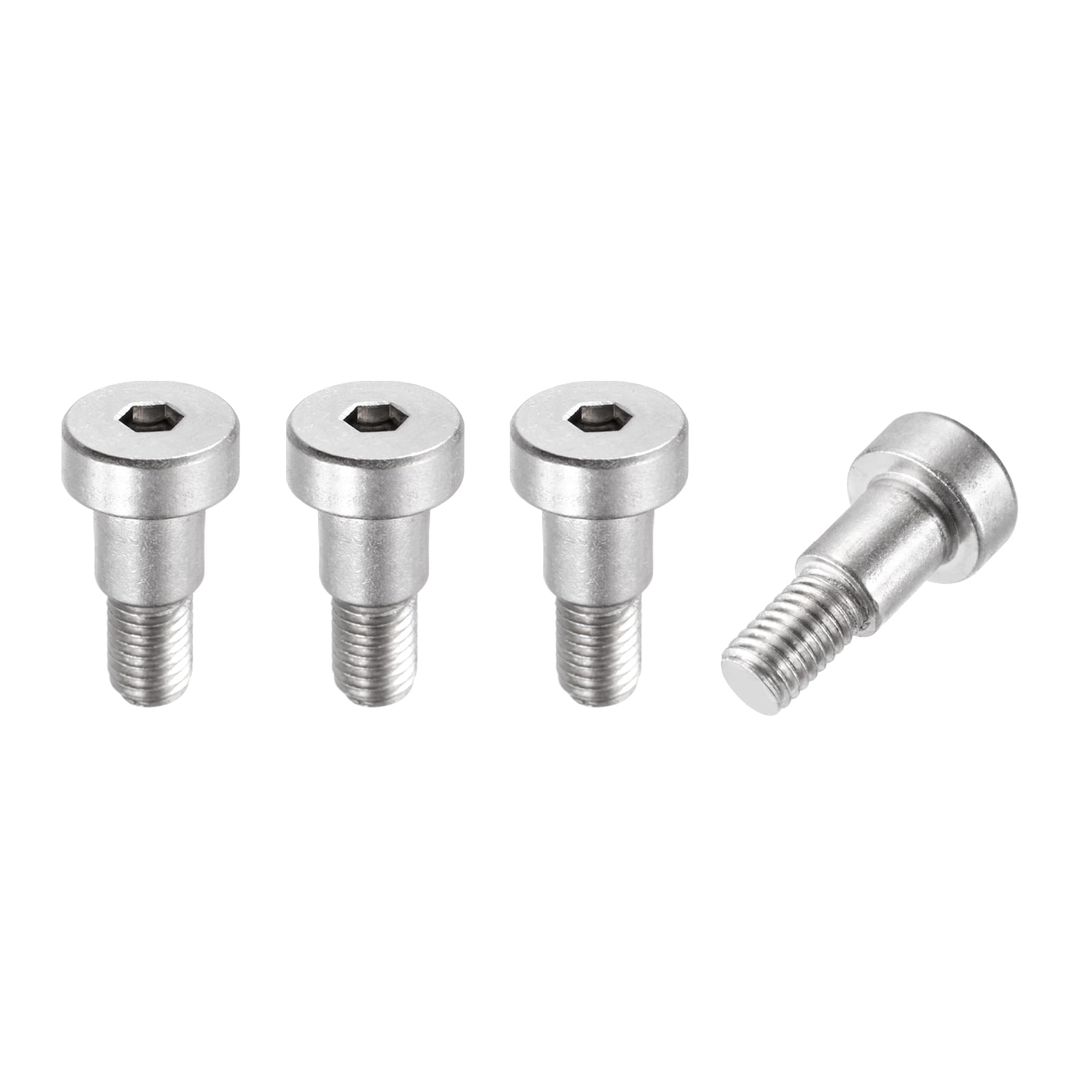 4 Pcs 304 Stainless Steel Shoulder Bolt 10mm Shoulder Dia 10mm Shoulder ...
