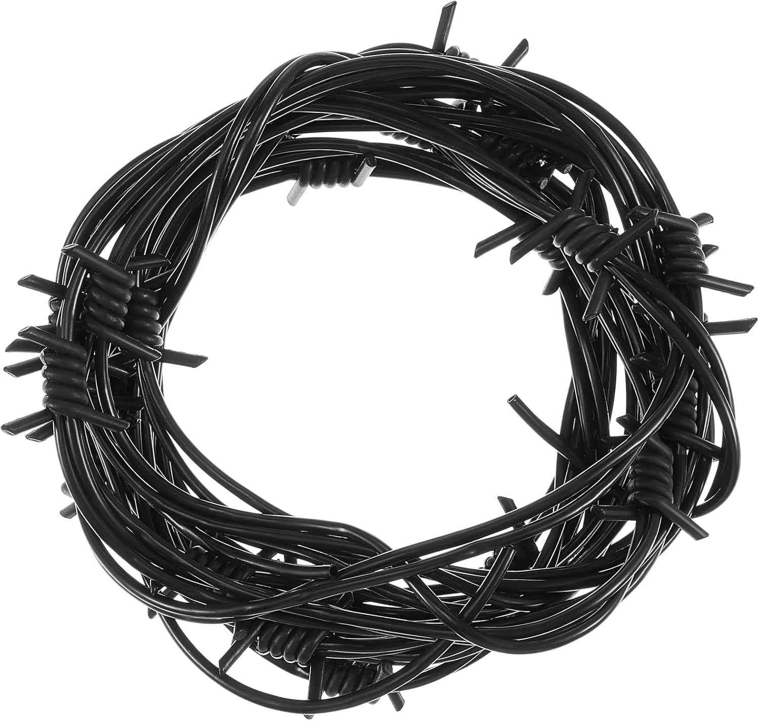 4 Pcs 32.8 Foot Fake Rusted Barbed Wire Decoration Halloween Plastic ...