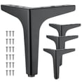 4 Pcs 4 Inch Metal Furniture Legs, Modern Style Furniture Sofa Legs ...