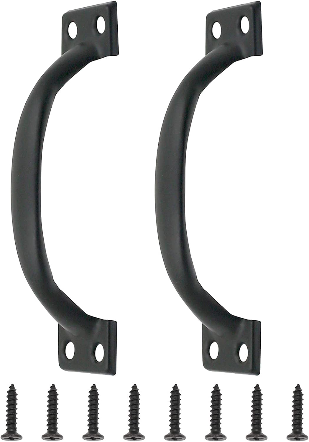 4 Pcs 4" Rustic Gate Handle, Iron Hardware Handle Pull with Screw ...