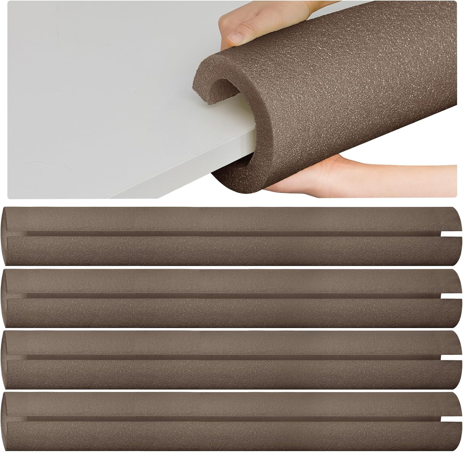 4 Pcs 40 Inch x 4.1 Inch Jumbo Pool Noodles Bulk Large Pre Slit Clamp ...