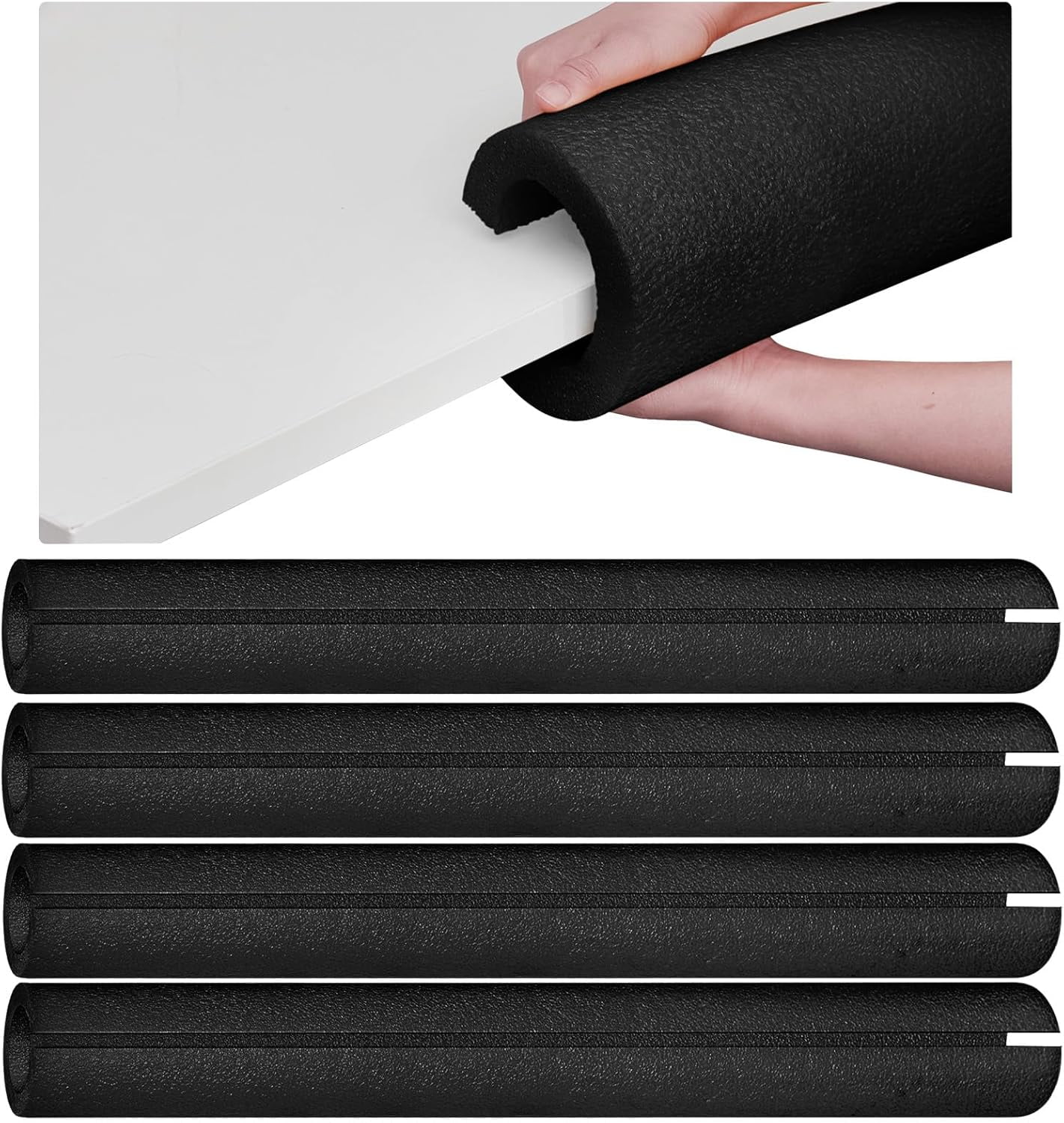 4 Pcs 40 Inch x 4.1 Inch Jumbo Pool Noodles Bulk Large Pre Slit Clamp ...