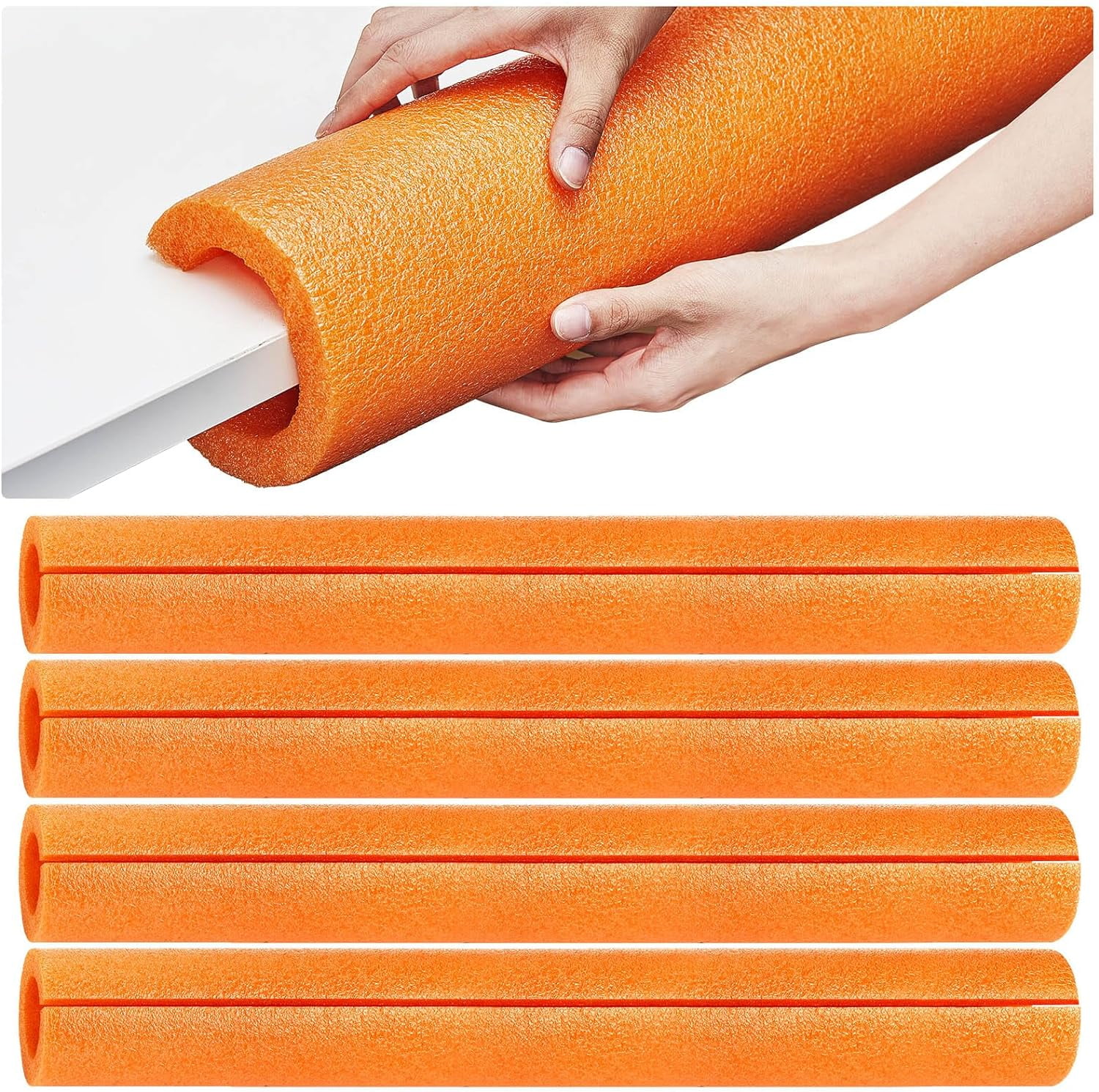 4 Pcs 40 Inch x 4.1 Inch Jumbo Pool Noodles Bulk Pool Noodles Foam ...