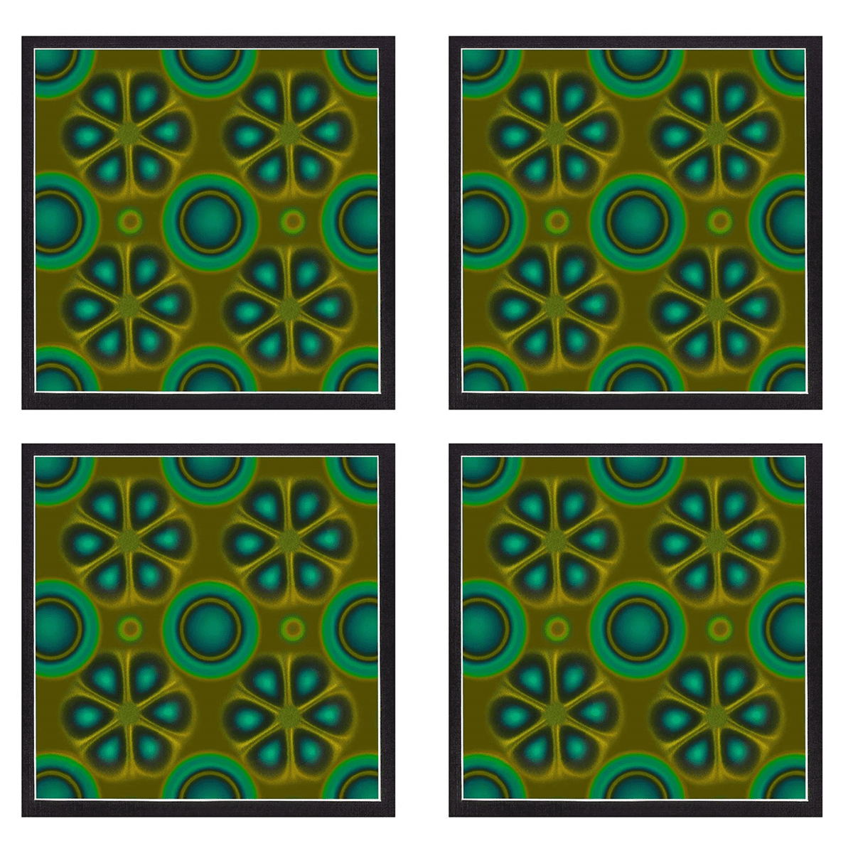 4 Pcs 4x4Inch Magnetic Field Viewing Film,Magnetic Field Viewer, Flux ...