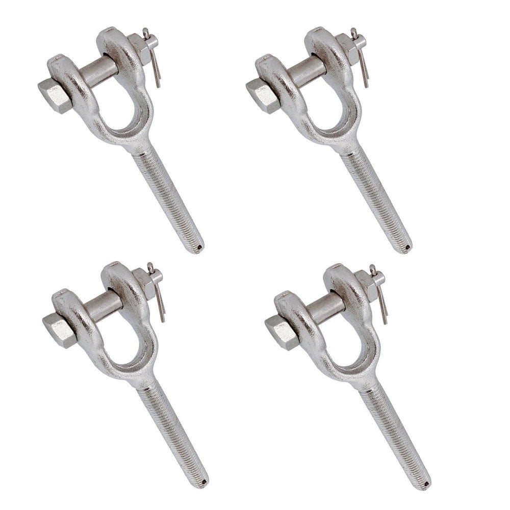 4 Pcs 5/16" Drop Forged Turnbuckle Jaw RIGHT HAND Thread 800Lb WLL ...