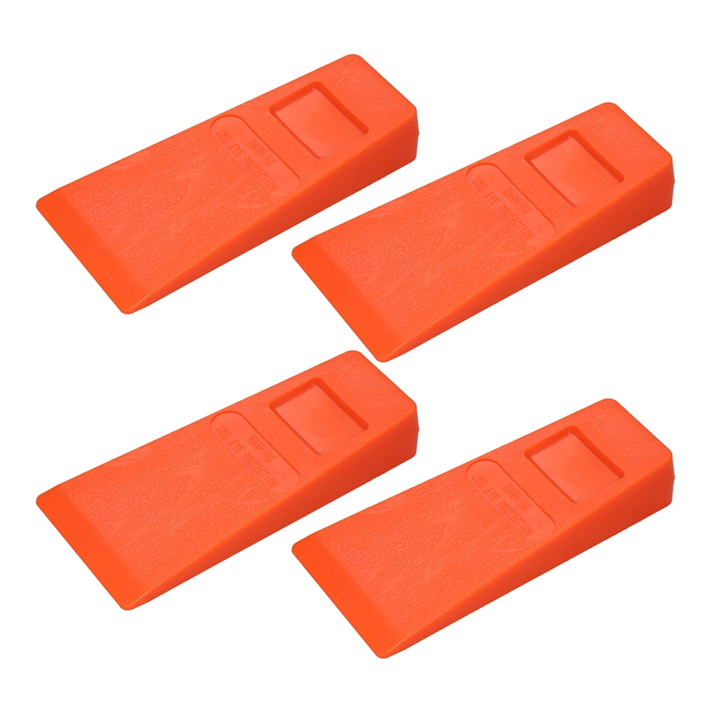 4 Pcs 5.5” Woodcutting Tool Orange Plastic Falling Direction Control ...