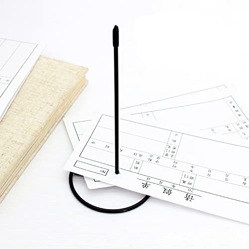 4 Pcs 5.51 Inch Metal Receipt Holders Straight Rod Paper Holders Spike ...