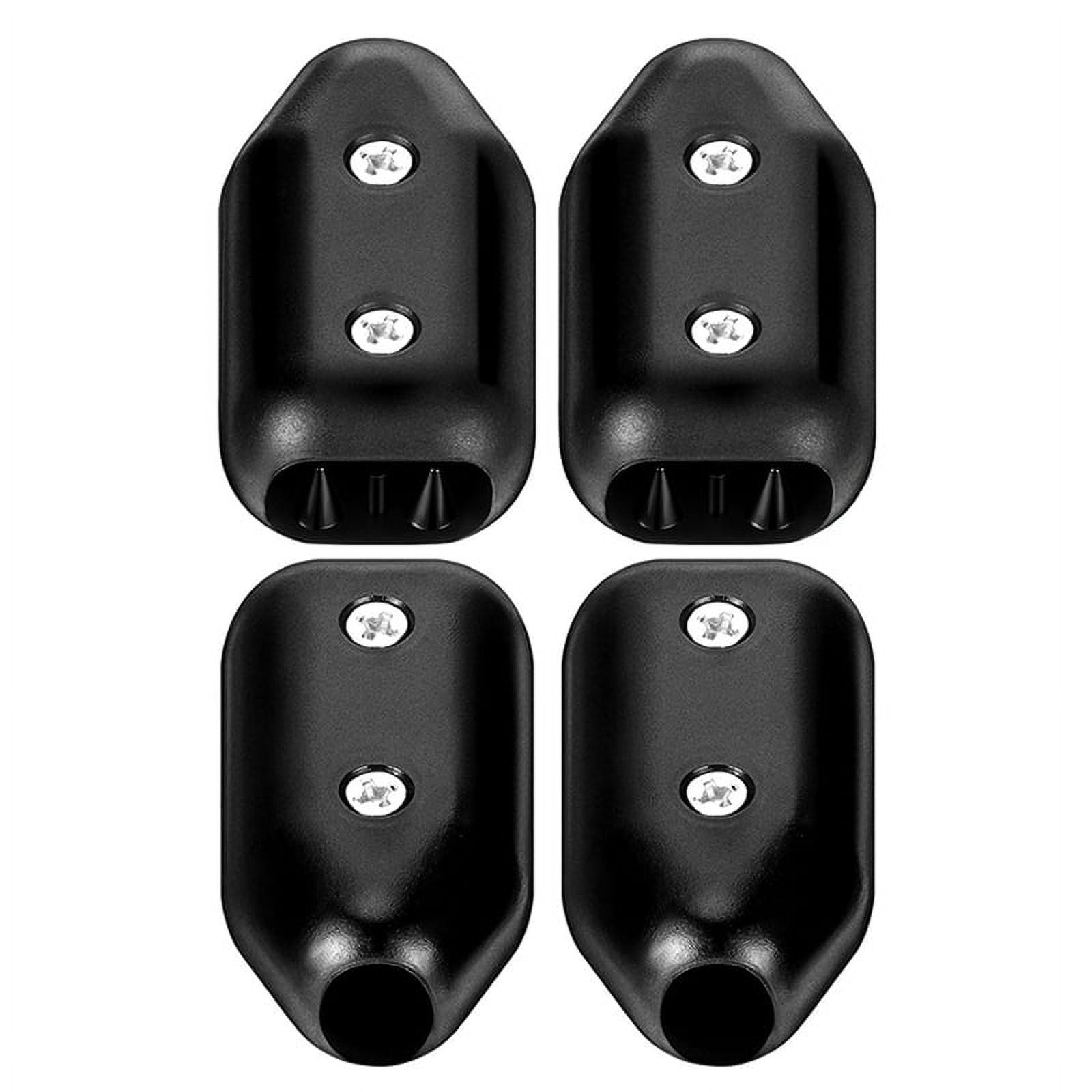 4 Pcs 5/8 Inch Rope Clamps Large Reusable Rope Clamp Black Plastic Rope ...