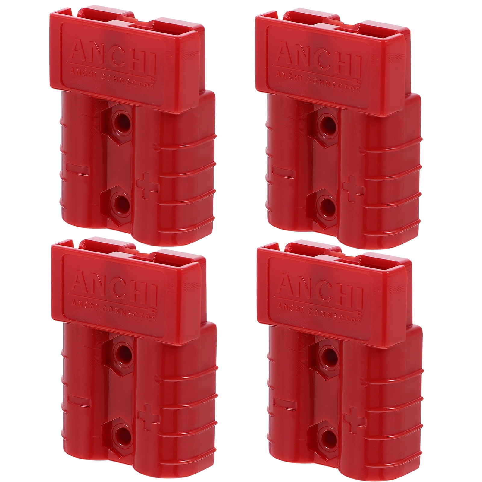 4 Pcs 50 Amp Connector Car Plug Power Identical Ends Terminal Pin ...