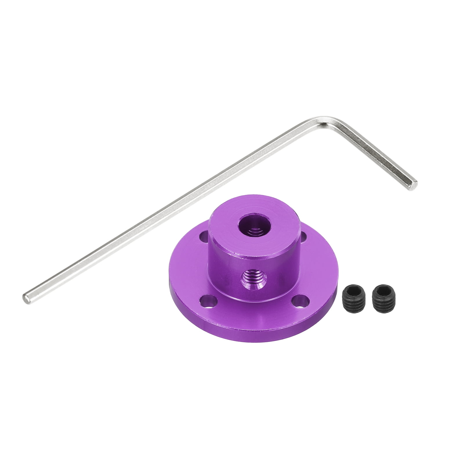 4 Pcs 5mm Flange Coupling Connector with Hex Wrench and Fastening Screw ...
