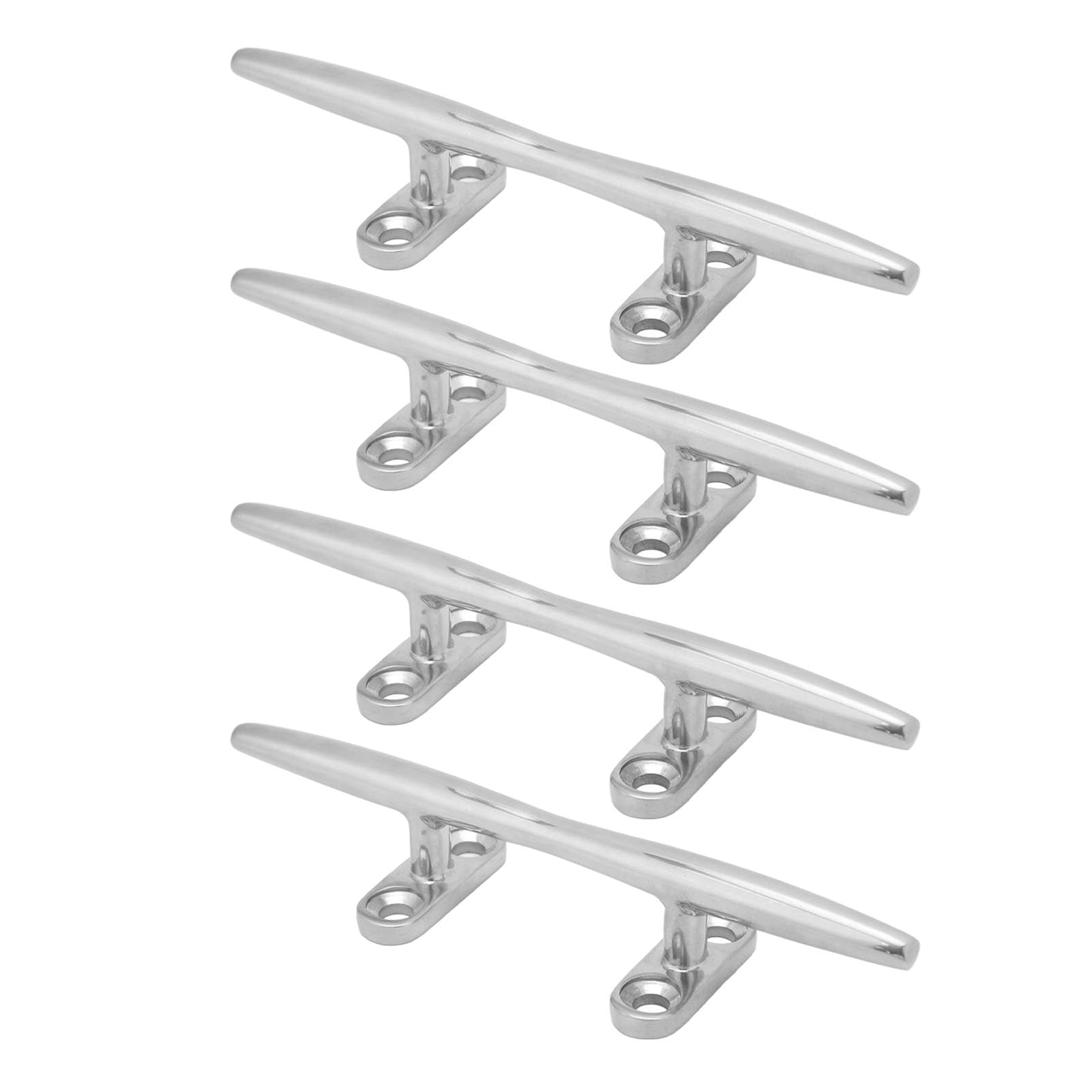4 Pcs 6in Dock Cleats 316 Stainless Steel Deck Mooring Rope Tie Down ...