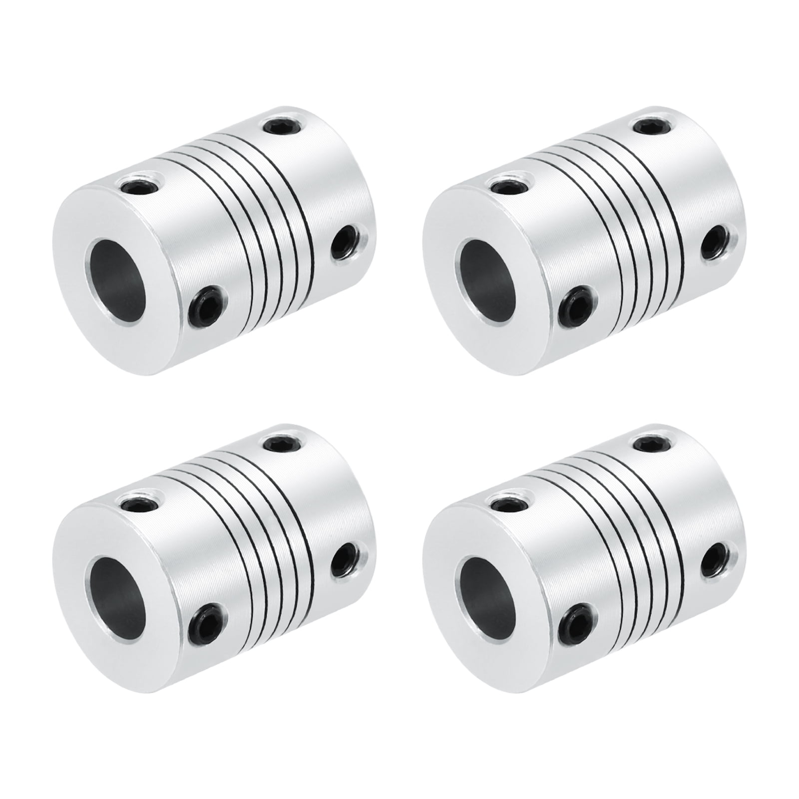4 Pcs 6mm to 8mm Alloy Shaft Coupling L24.5xD19 for Encoders and Motors ...