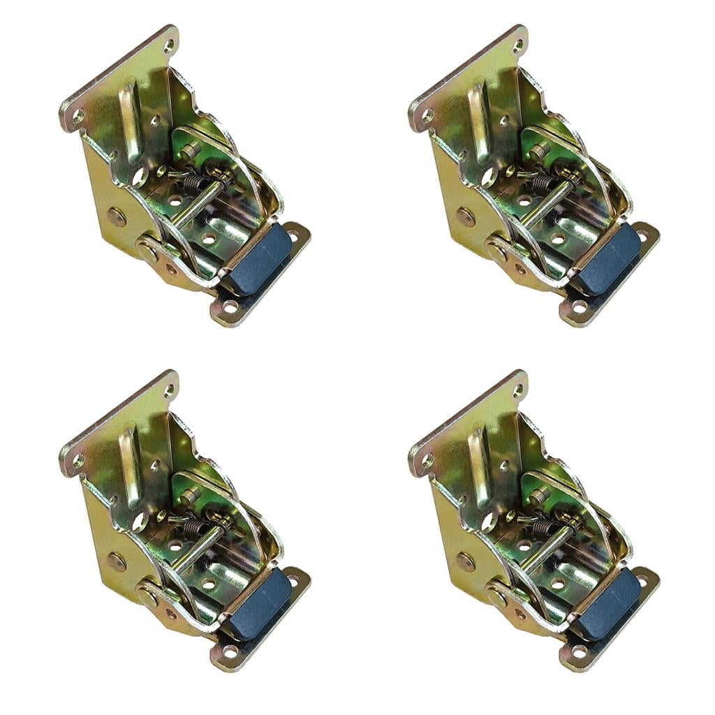 4 Pcs 90 Degrees Locking Folding Hinge Extension Shelf Bracket Self-locking Hinge Strong Bearing ...