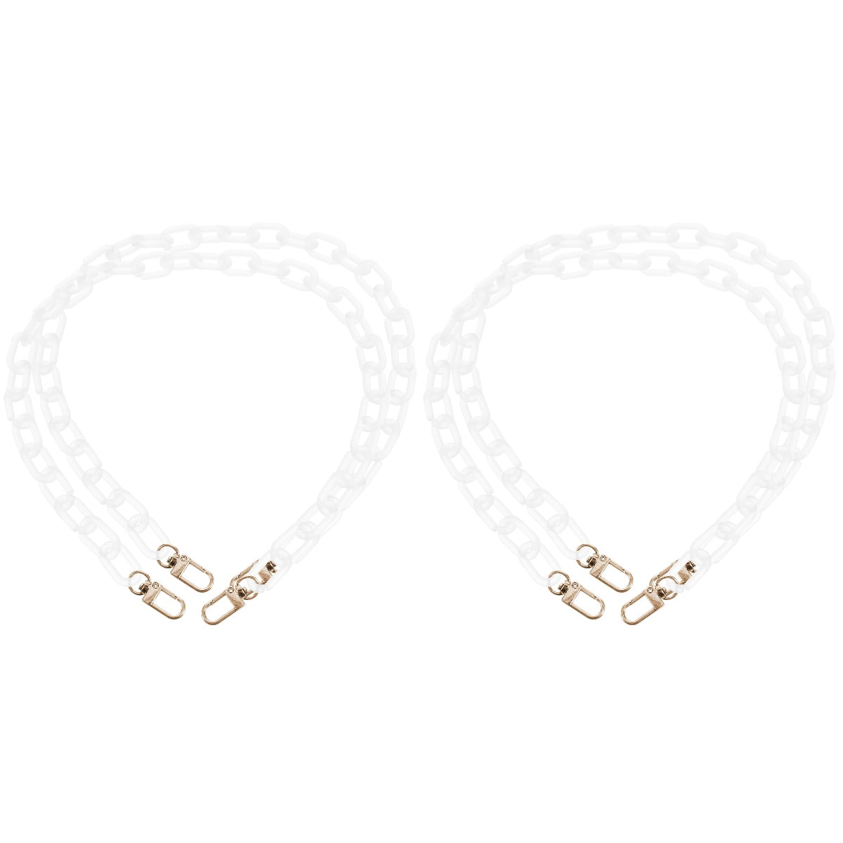 4 Pcs Acrylic Resin Chain Bag Shoulder Strap Hanging Artificial ...
