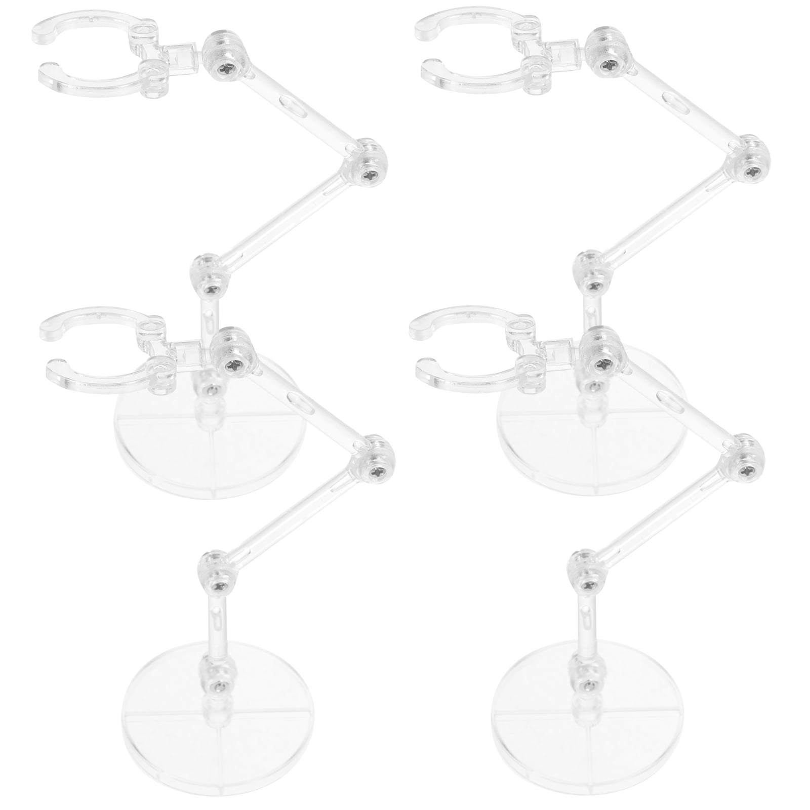 4 Pcs Action Figure Effects Toy Doll Stand Household Model Rack ...