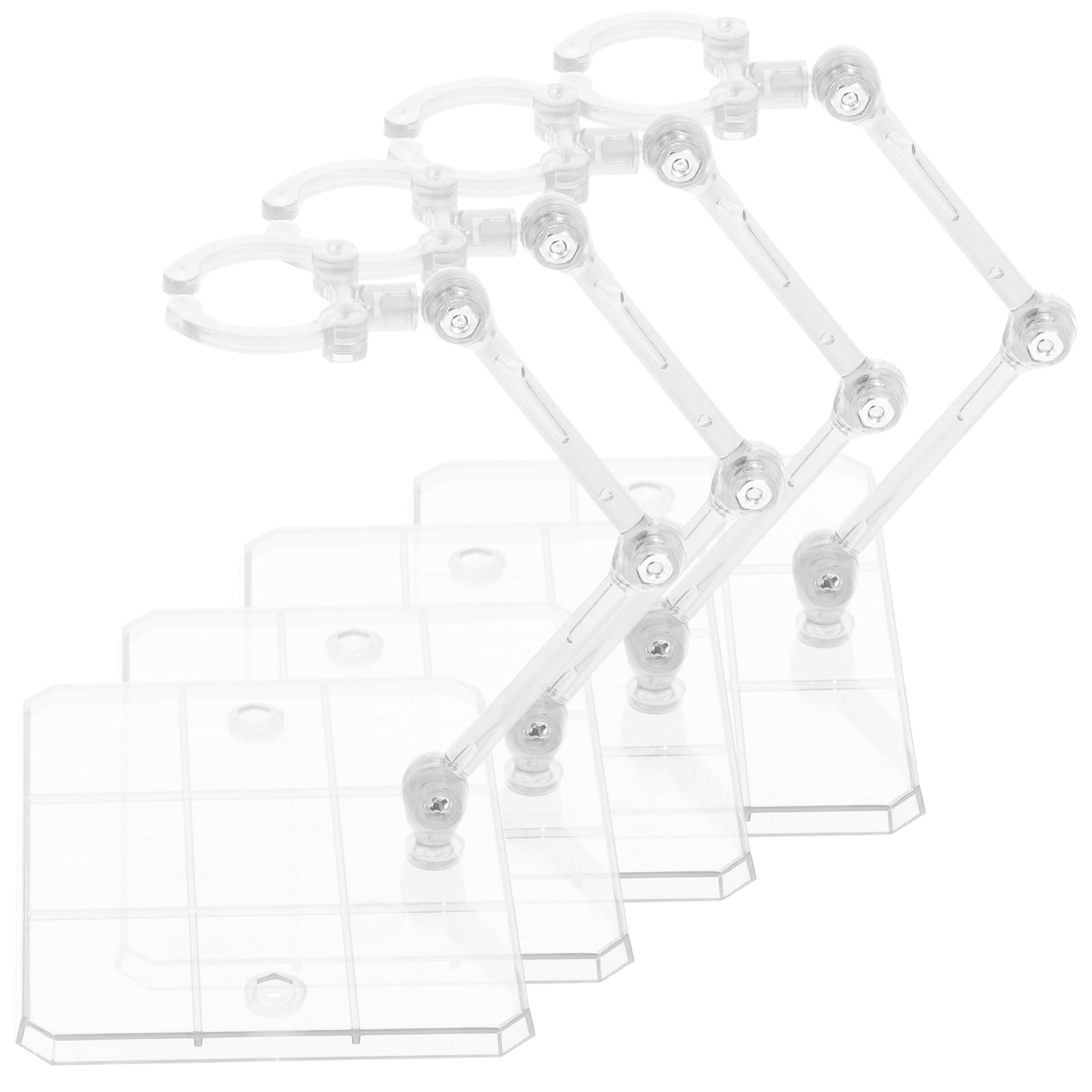 Alipis 4pcs Plastic Action Figure Display Stands for Tabletop, Models ...