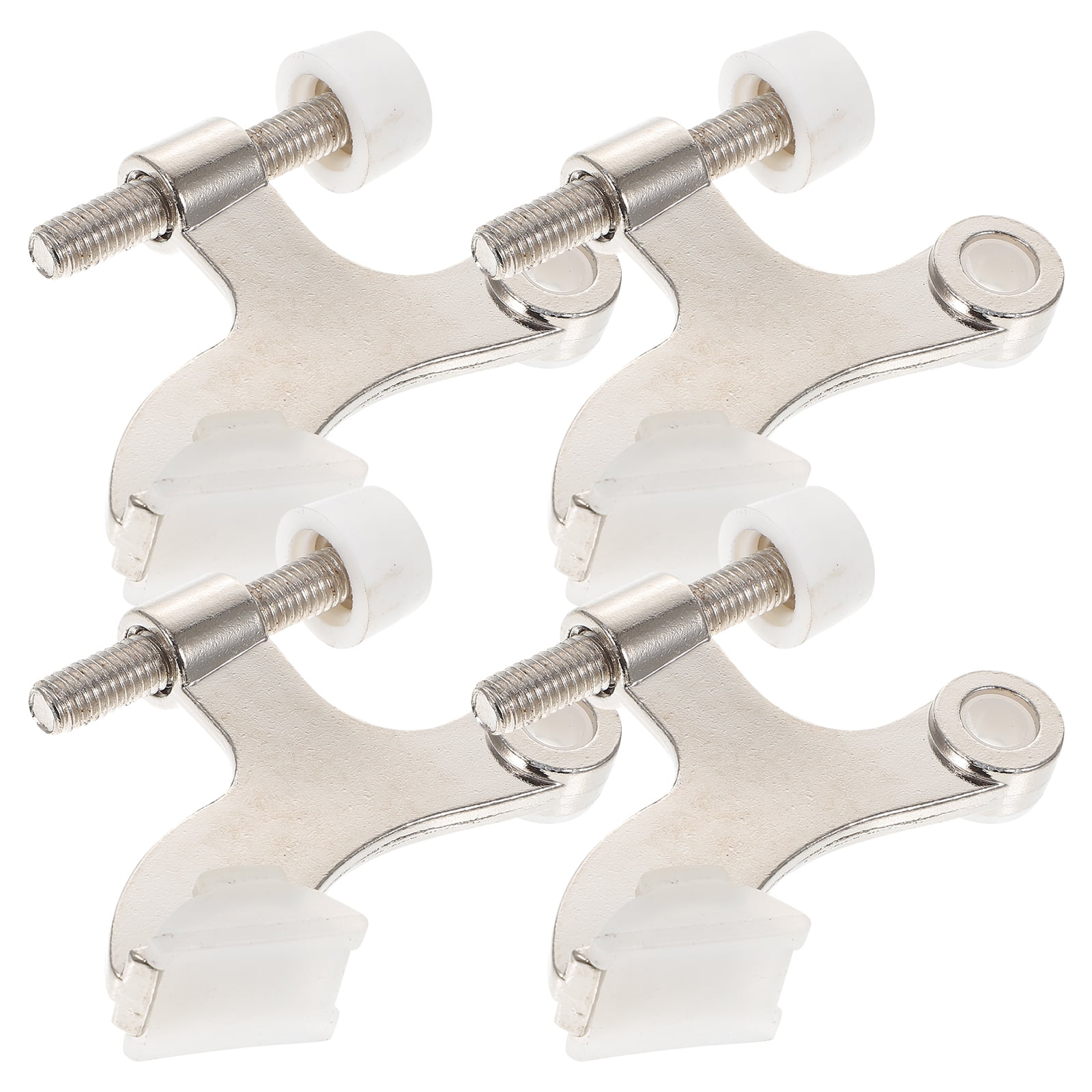 4 Pcs Adjustable Door Stopper Hinge Pin Limiter Stoppers Wall Protector ...