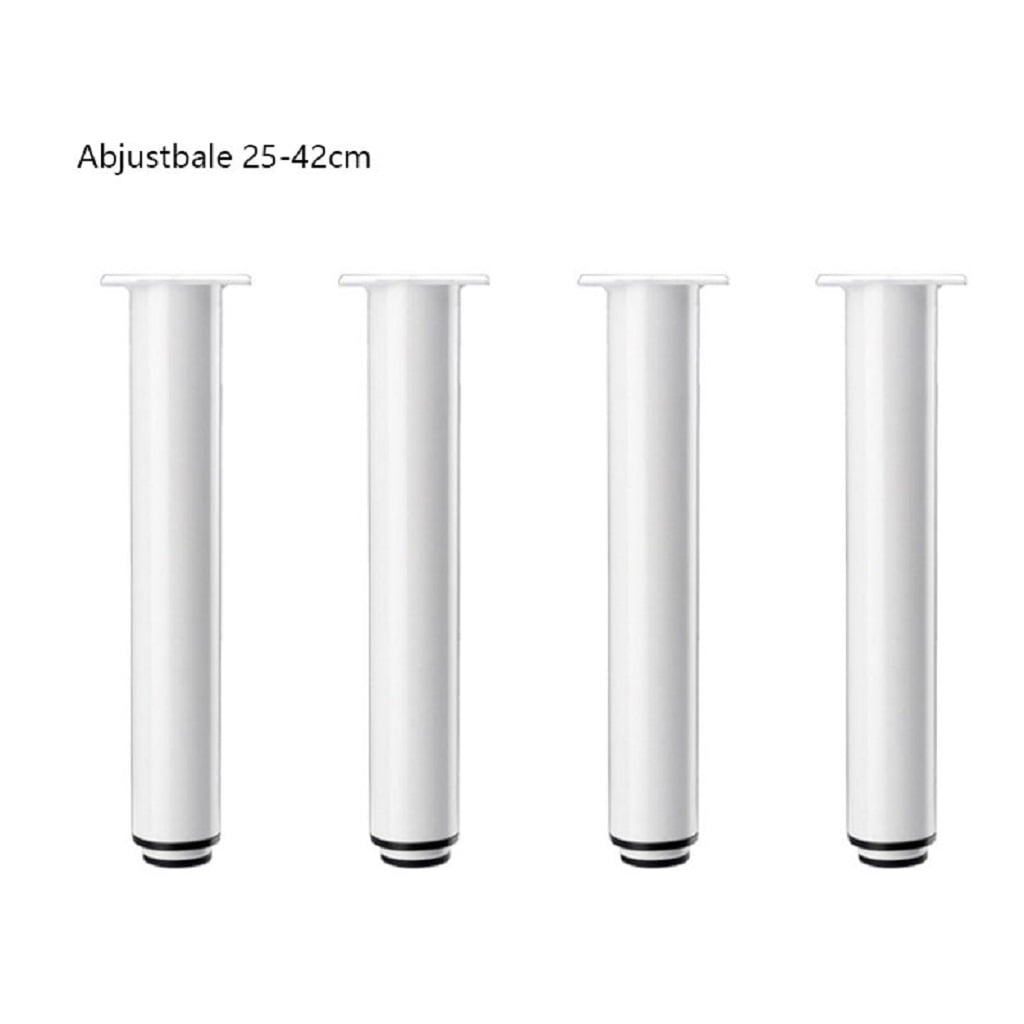 4 Pcs Adjustable Height Iron Furniture Legs Right Angle Support Table ...