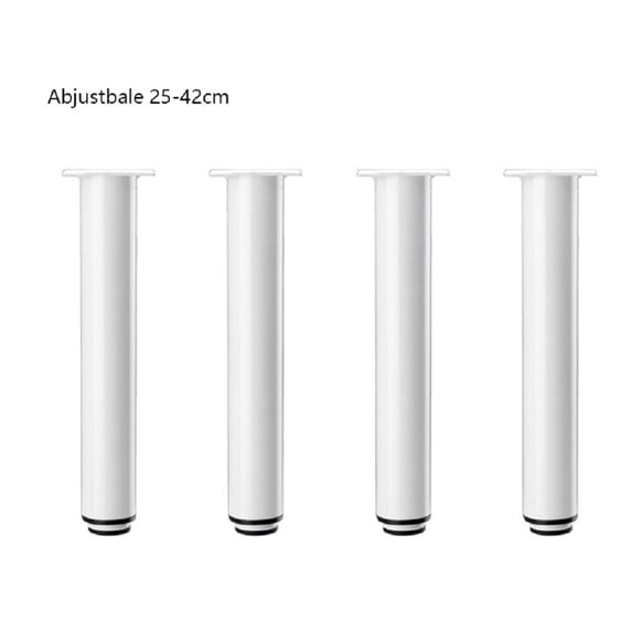 4 Pcs Adjustable Height Iron Furniture Legs Right Angle Support Table ...