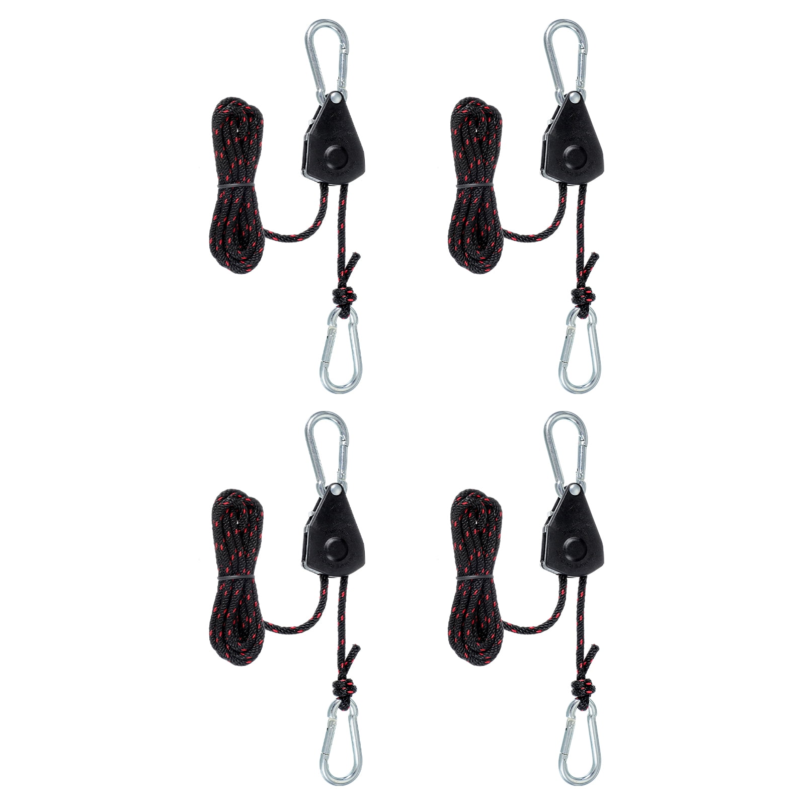 Uxcell Adjustable Rope Hanger, Ratchet Grow Light Hangers Reflective ...