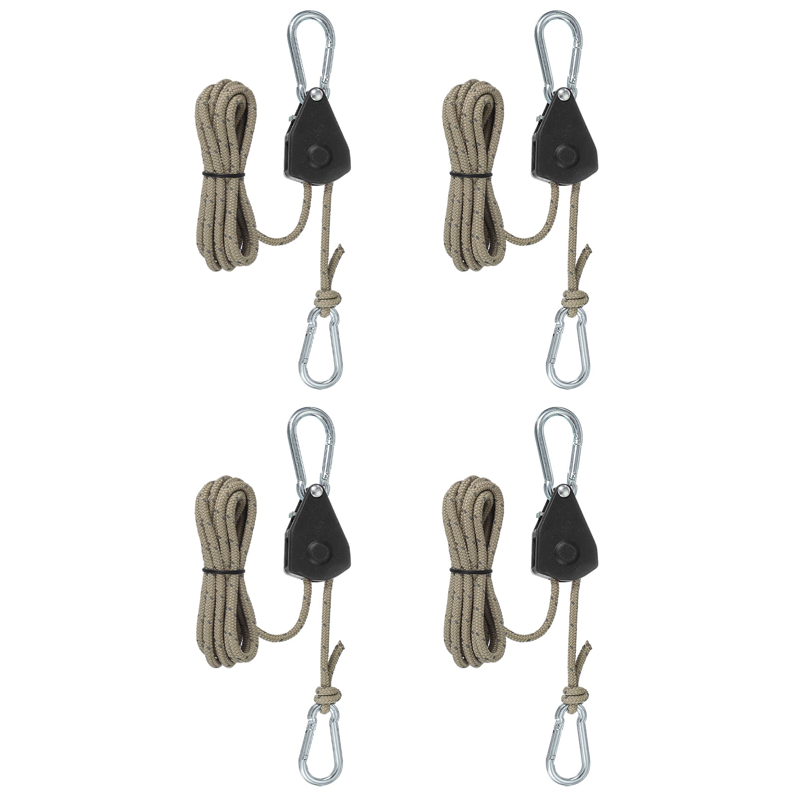 Uxcell Adjustable Rope Hanger, Ratchet Grow Light Hangers Reflective ...