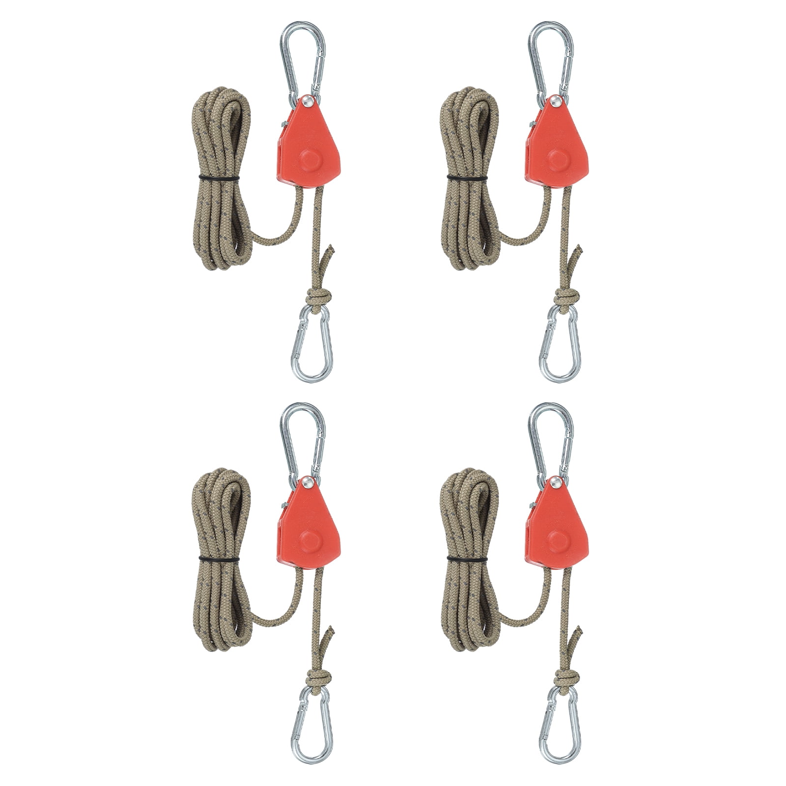Uxcell Adjustable Rope Hanger, Ratchet Grow Light Hangers Reflective ...