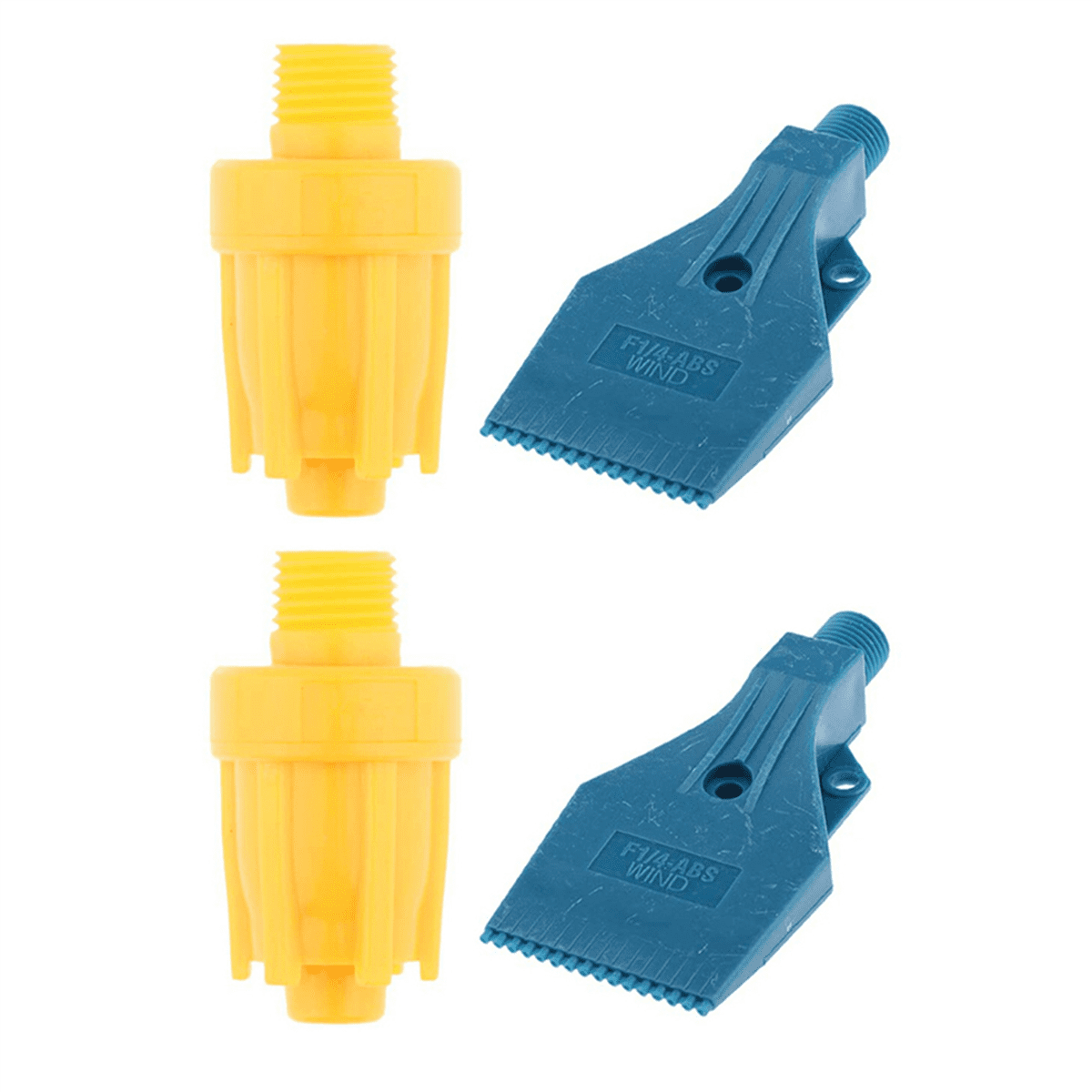 4 Pcs Air Blowing Nozzle 1/4 Inch Male Thread Fan Nozzle Wind Jet ...