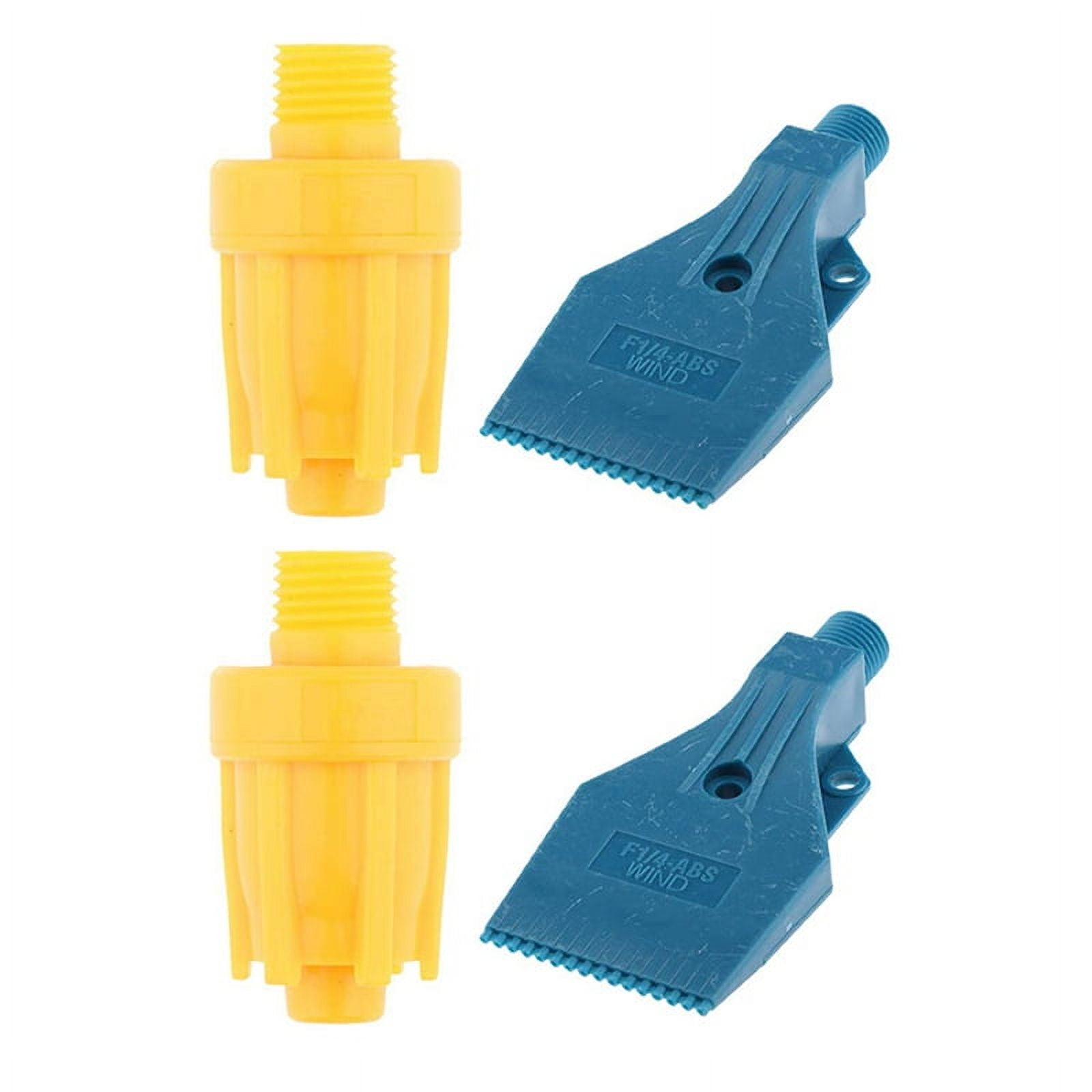 4 Pcs Air Blowing Nozzle 1/4 Inch Male Thread Fan Nozzle Wind Jet ...