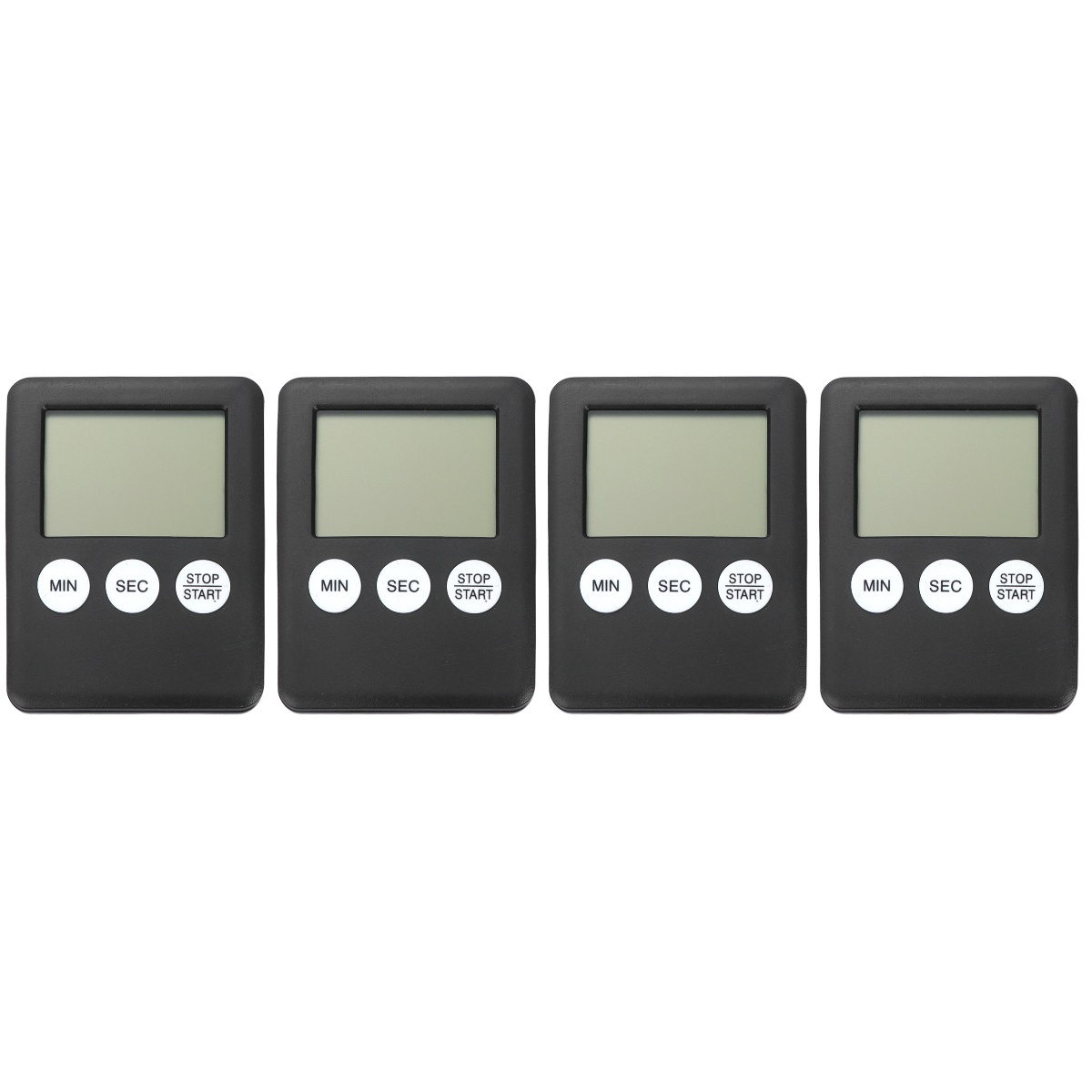 4 Pcs Alarm Clock Baking Time Recorder Kitchen Timer Magnetic Timer ...