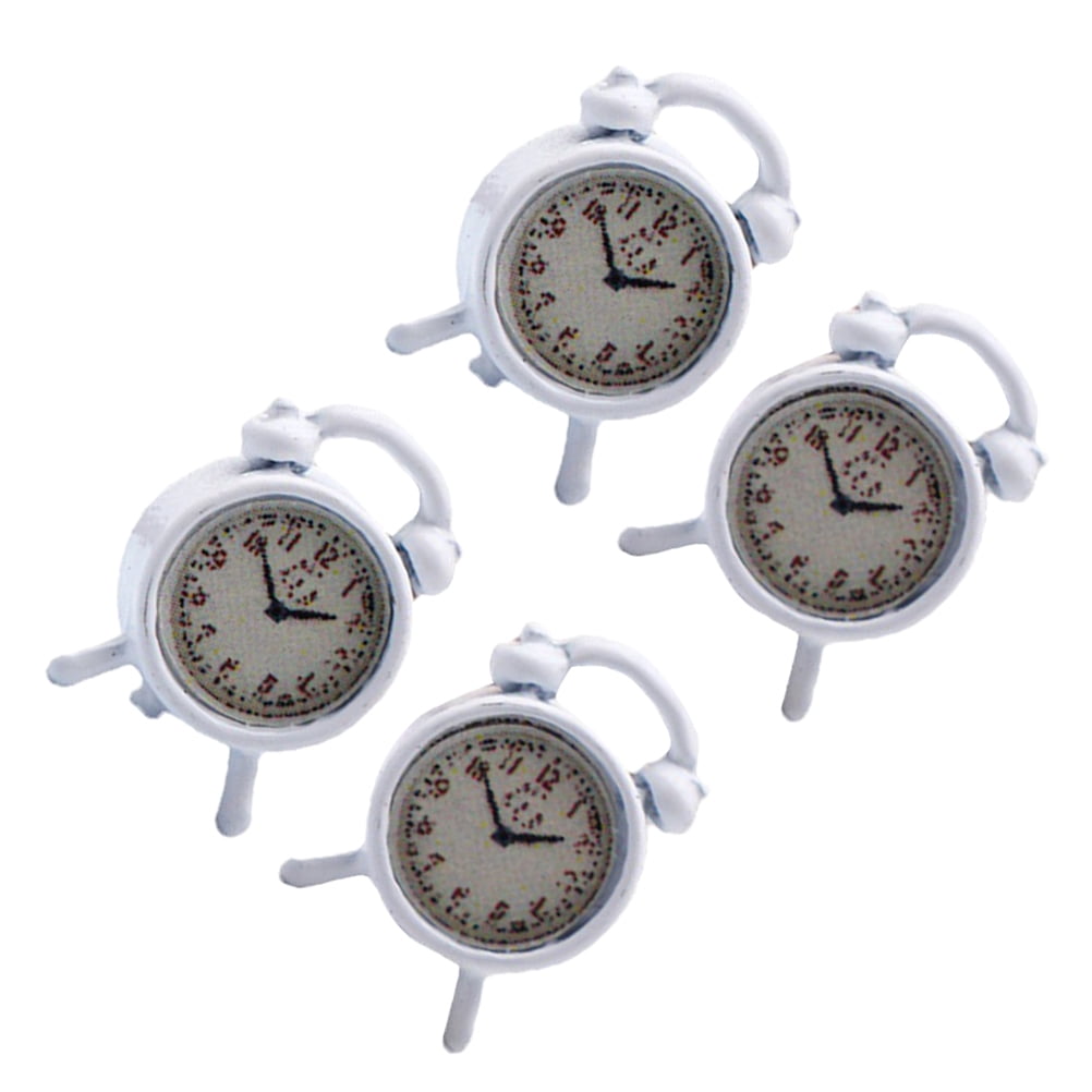 4 Pcs Alarm Clock Shooting Props for Kids Model Crafts Collectibles ...