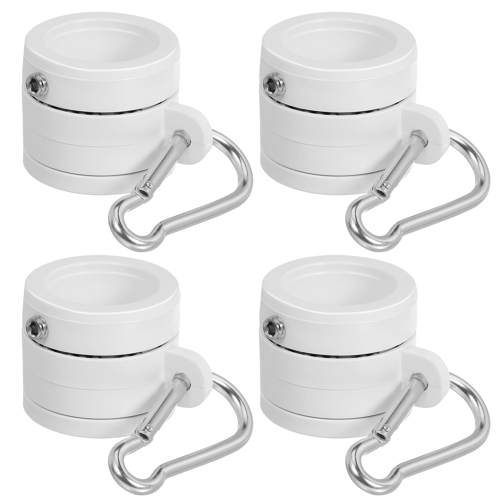 4 Pcs An Fittings Flag Pole Kit Flag Mounting Clip Flag Pole Grommet ...
