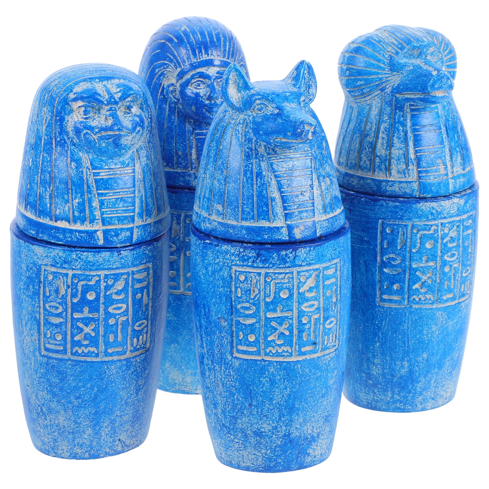 4 Pcs Ancient Egyptian Artifacts Horus Sculpture Set - Walmart.com