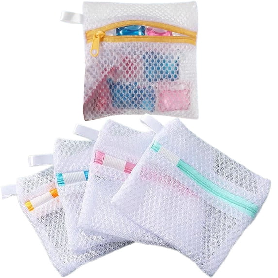 4 Pcs Anti-Stick Mesh Bags, Laundry Pod & Scent Bead Protection Pouches ...